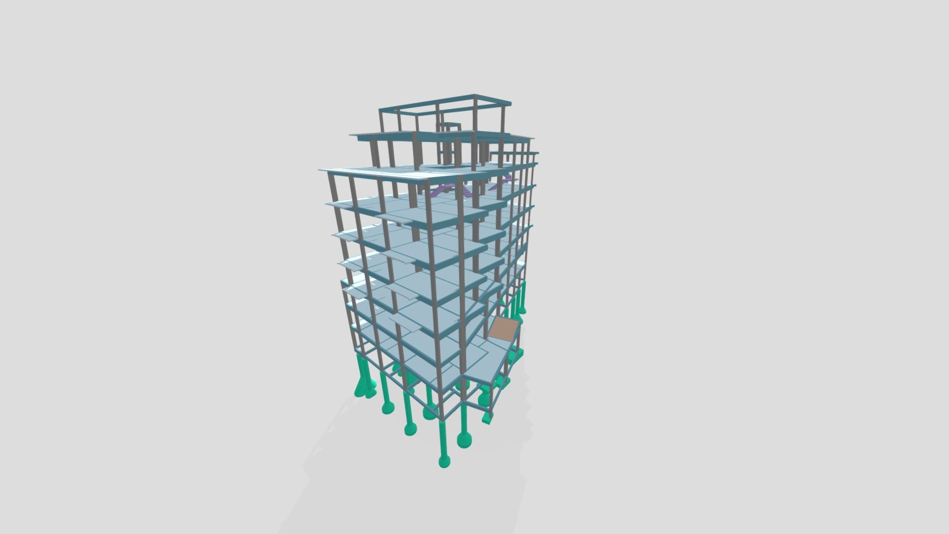 PRÉDIO TIAGO - 3D model by eng.lucasoliv [04637e3] - Sketchfab