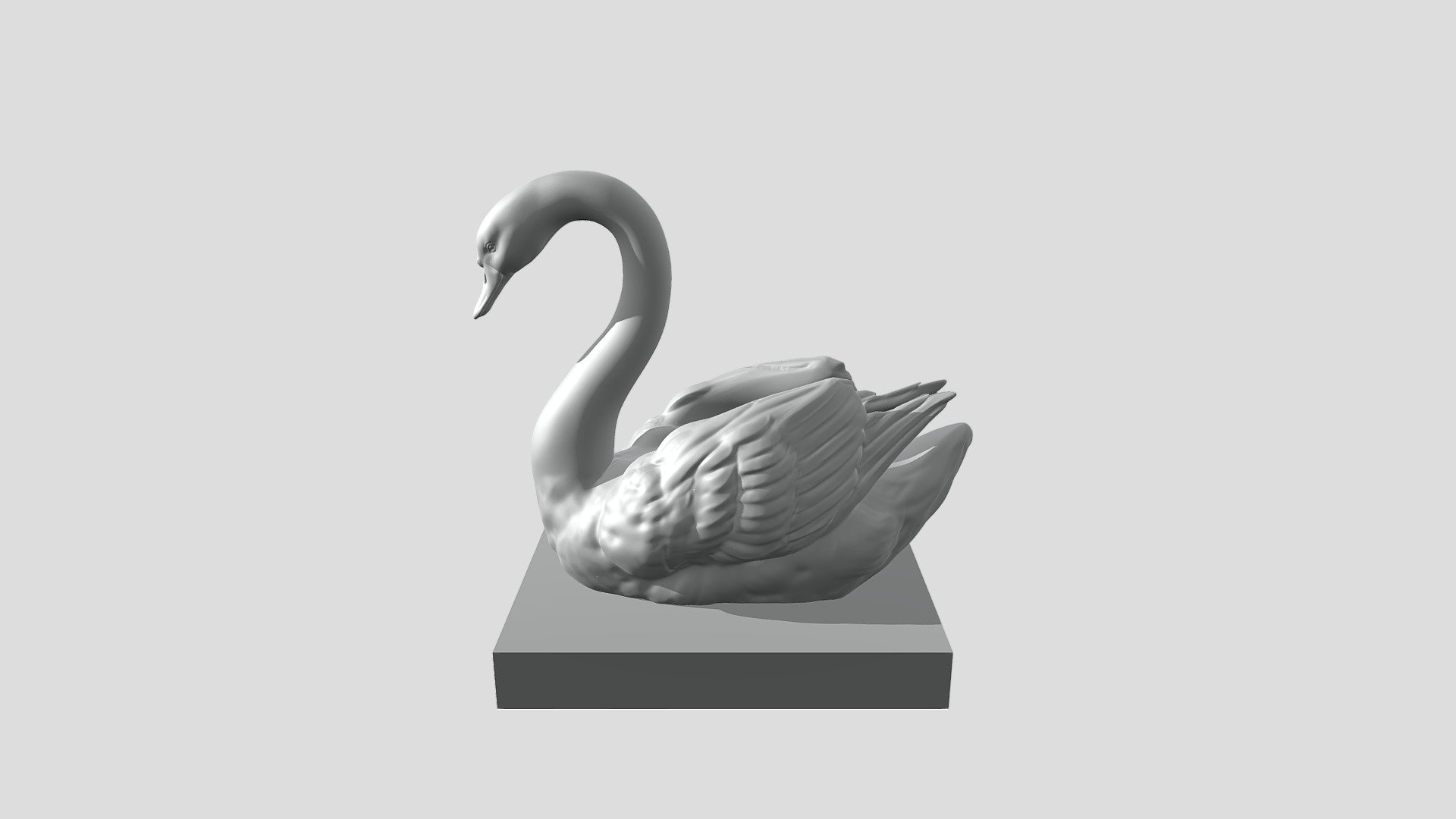 Swan - 3D model by TataPasteque [0463ed2] - Sketchfab