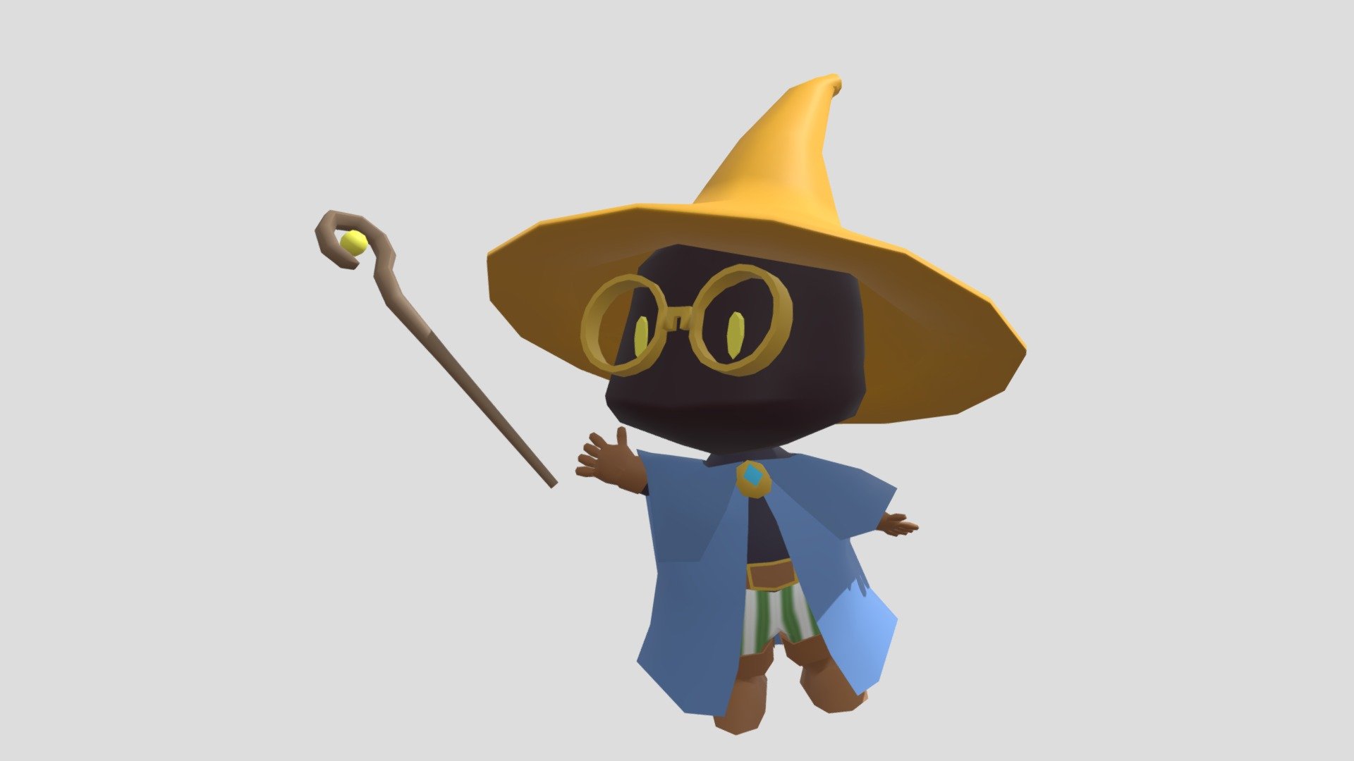 Chibi Mage - 3D model by Sai1111 [0464a0d] - Sketchfab