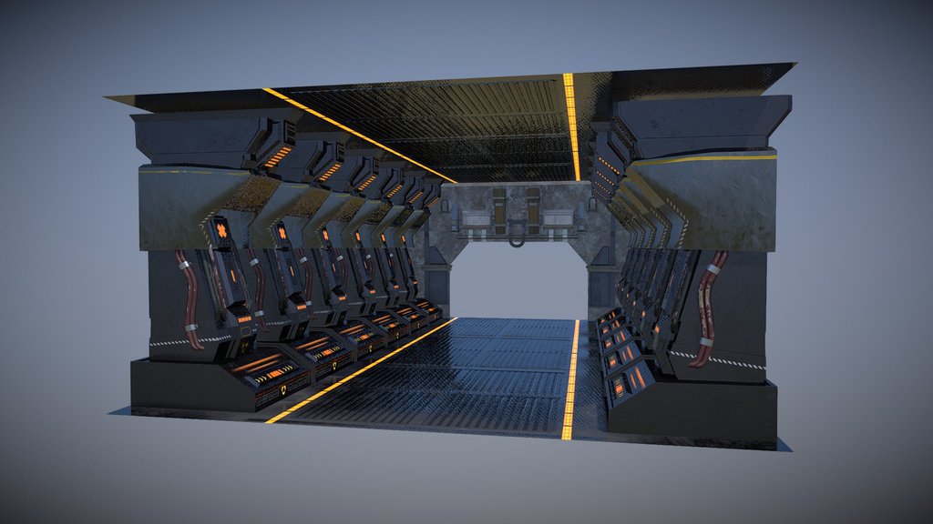 Corridor - A 3D model collection by pineapple-pine - Sketchfab