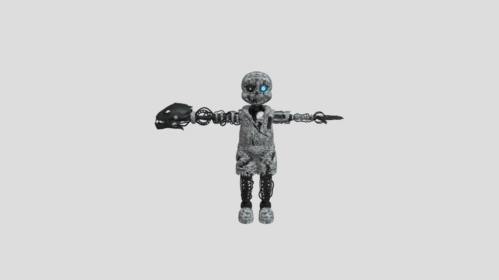 Scrap Sans - Download Free 3D model by depianimator74 [046762d] - Sketchfab