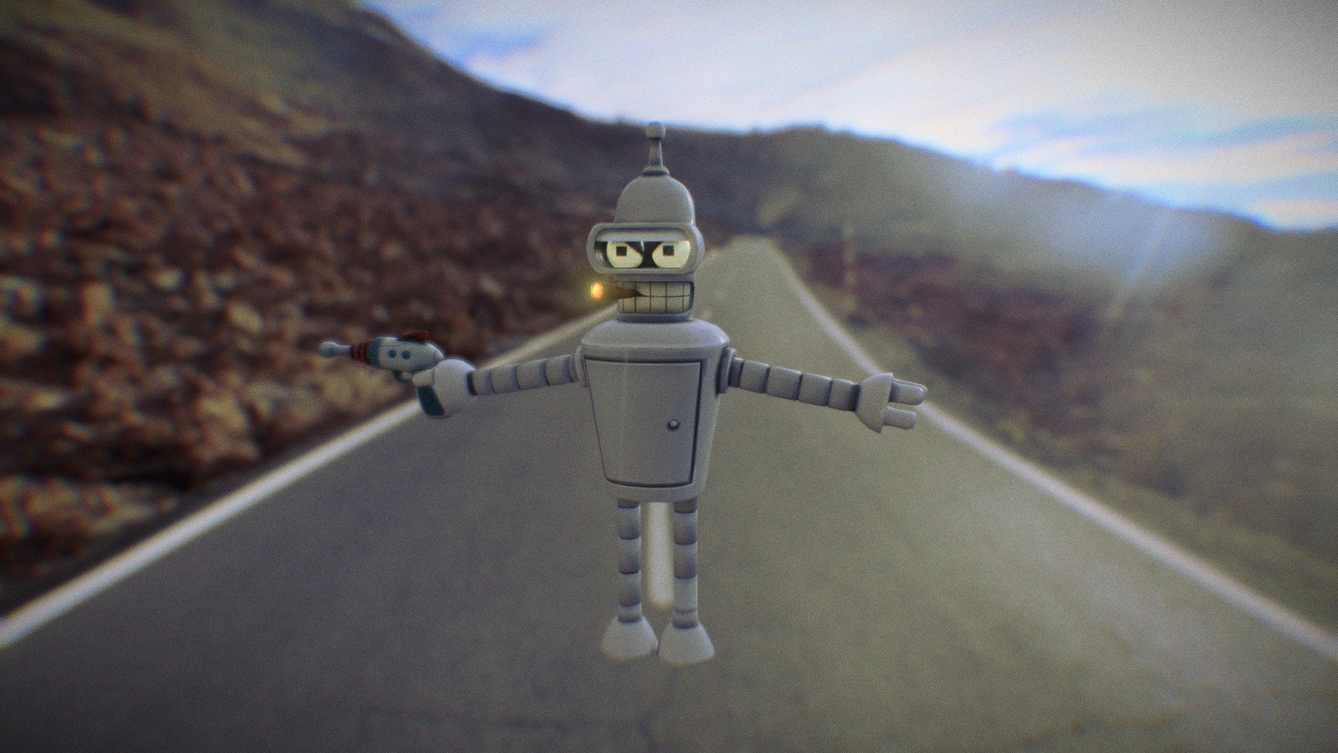BENDER - Download Free 3D model by uncle_hog [0468974] - Sketchfab