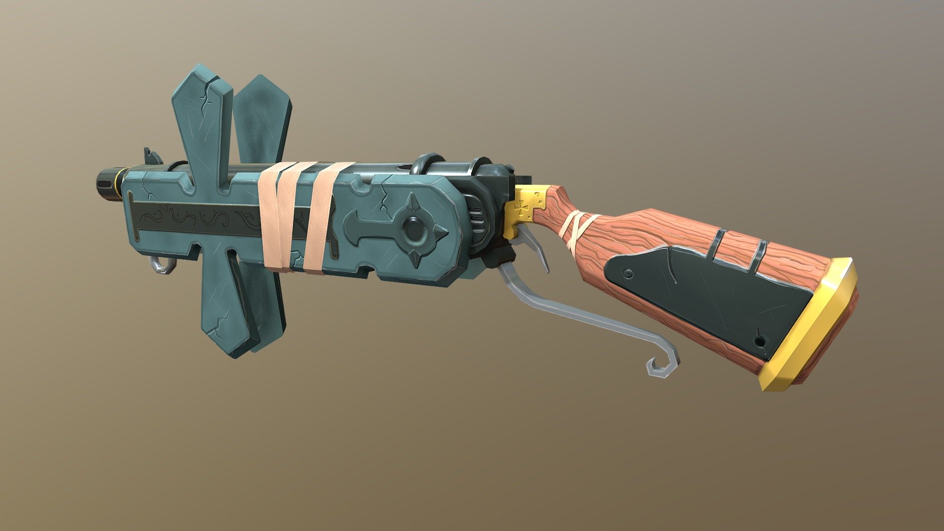 Priest Gun - 3D model by adriabancells [0469ee9] - Sketchfab