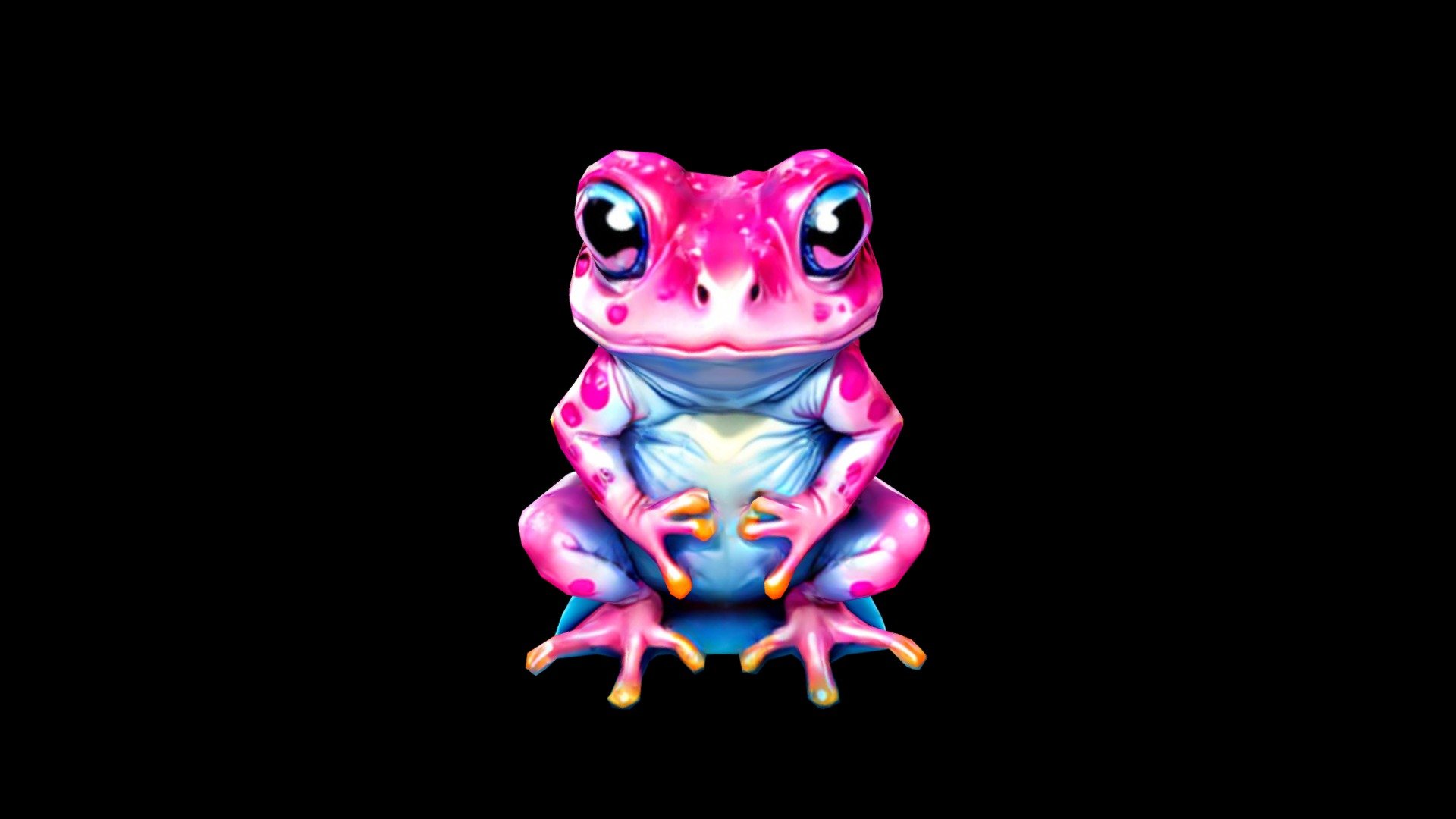"Frog and Toad A Colorful Amphibian Mix" Vertebr - Download Free 3D ...