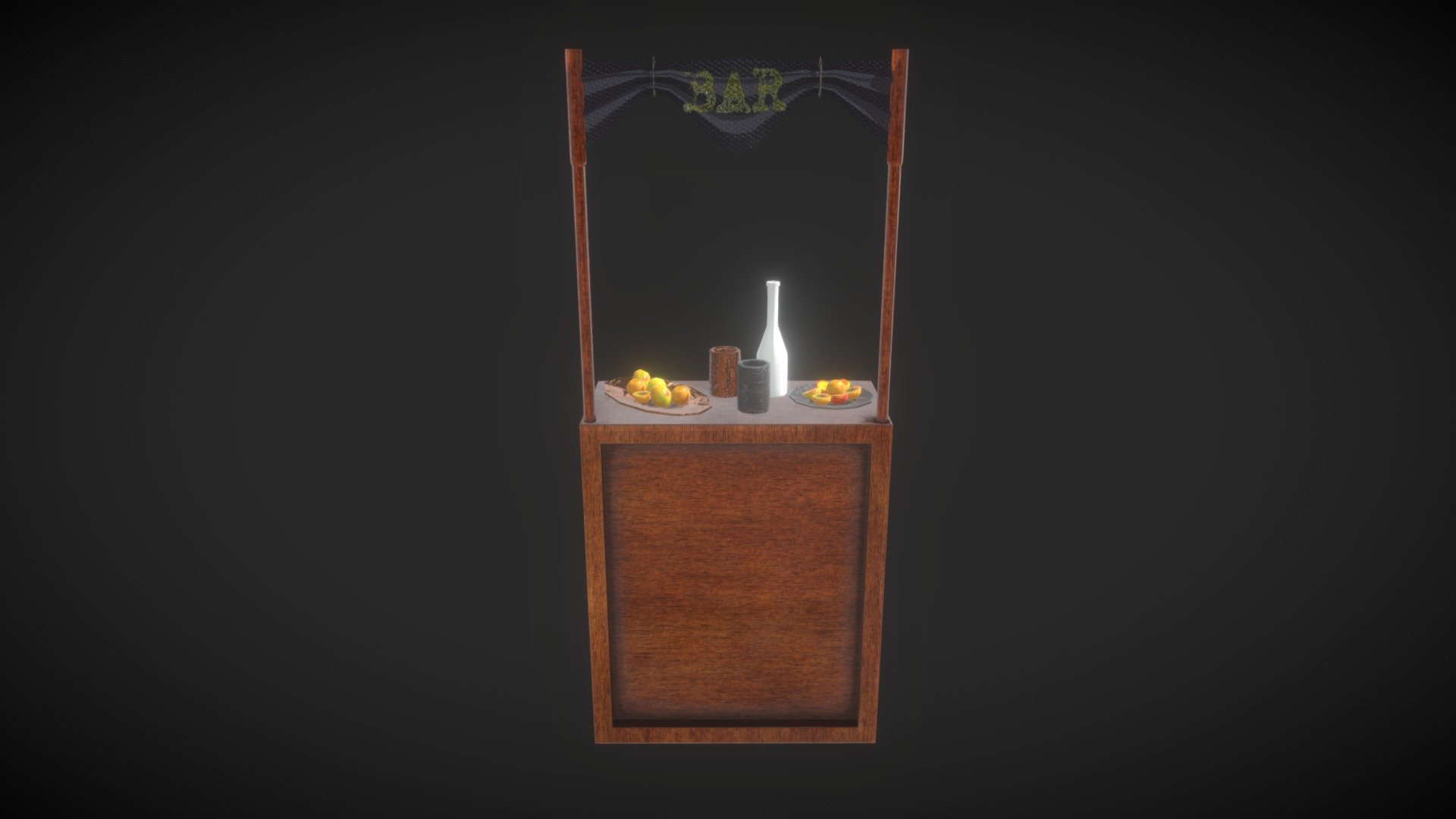 Mini Bar - 3D model by laibrenes [046c767] - Sketchfab