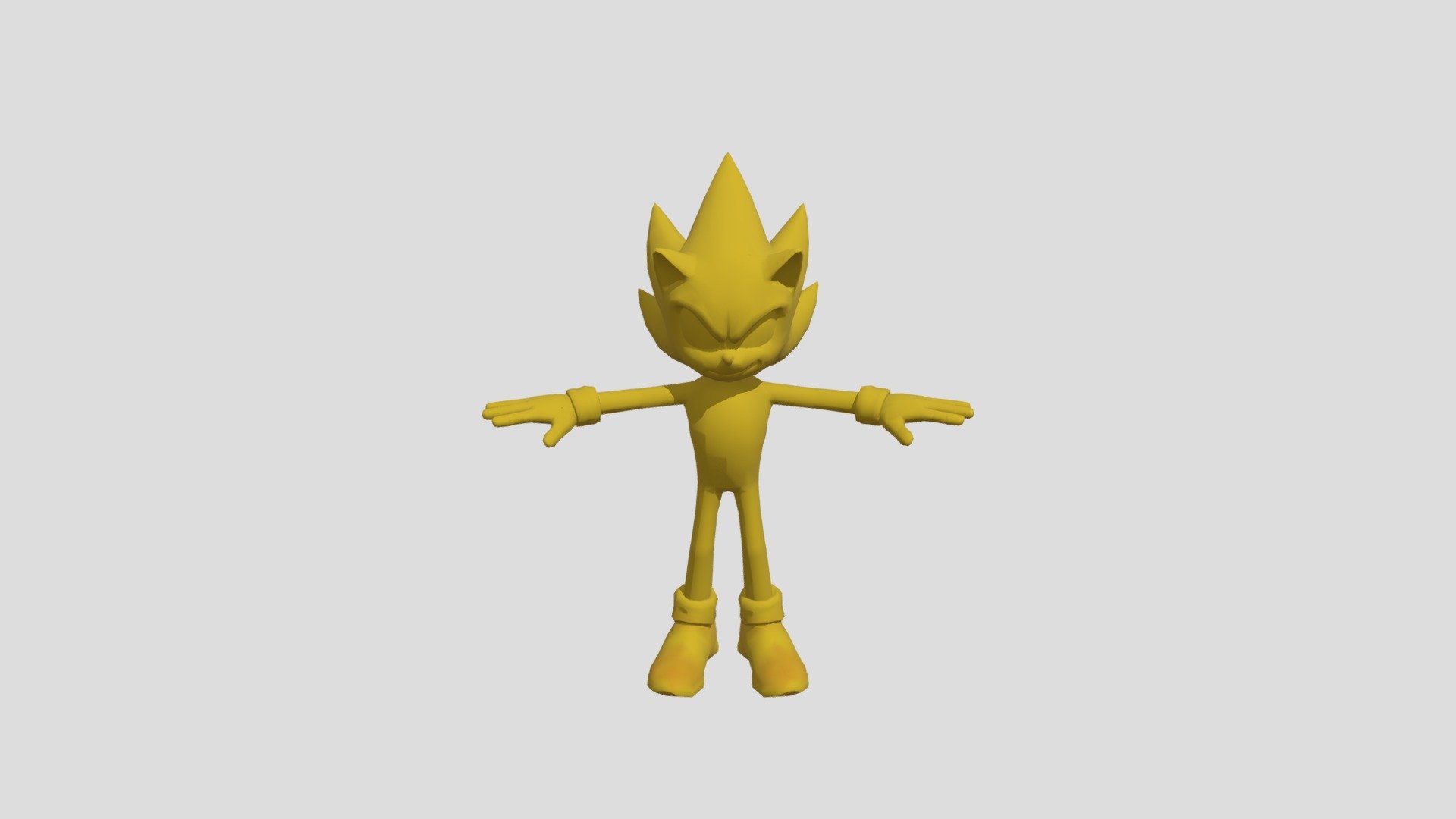Movie Super Sonic - Download Free 3D model by mololiver34 [046d806 ...