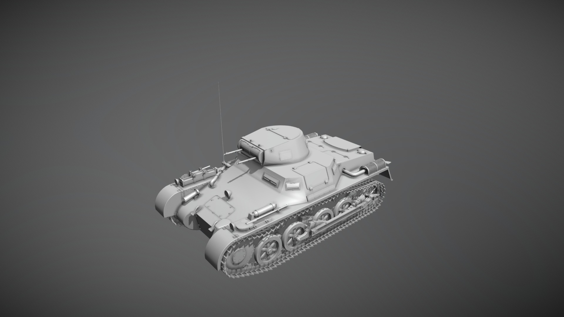 PzKpfw 1 - Panzer 1 - Ausf. A - Buy Royalty Free 3D model by Panaristi ...