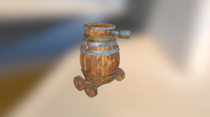 Barrel Tank Lesson03 A - 3D model by nsigameteachers [046ffe2] - Sketchfab