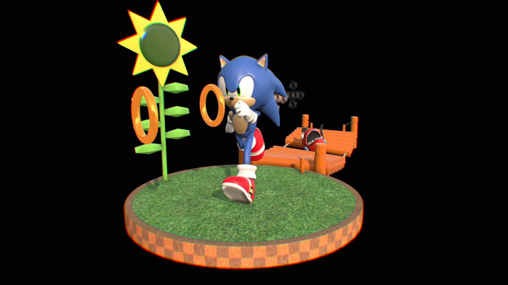 Sonic the Hedgehog - 3D model by HaughtyGrayAlien [047164a] - Sketchfab