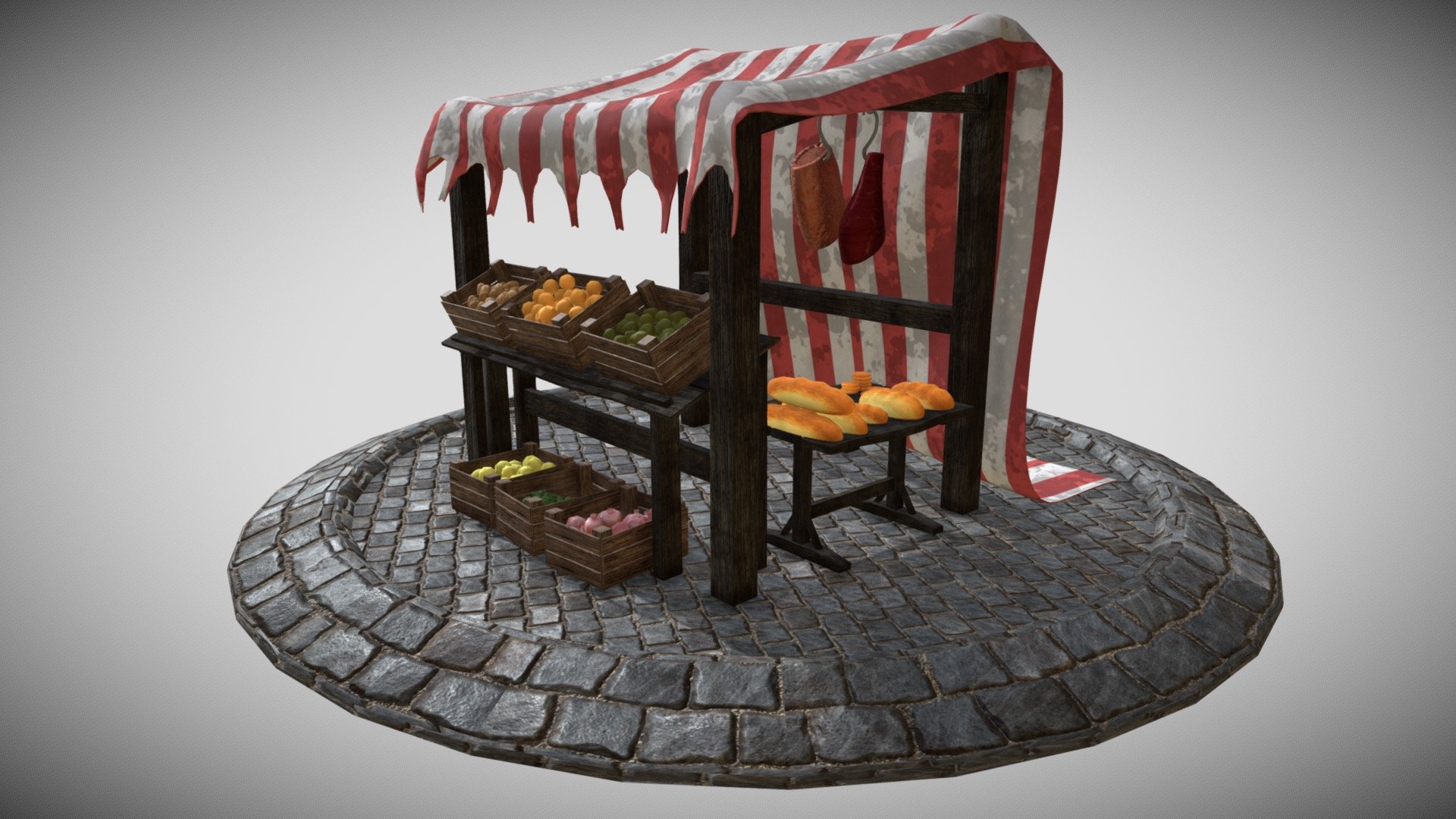 Medievil Market Store - Download Free 3D model by keepiteasy [0475083 ...