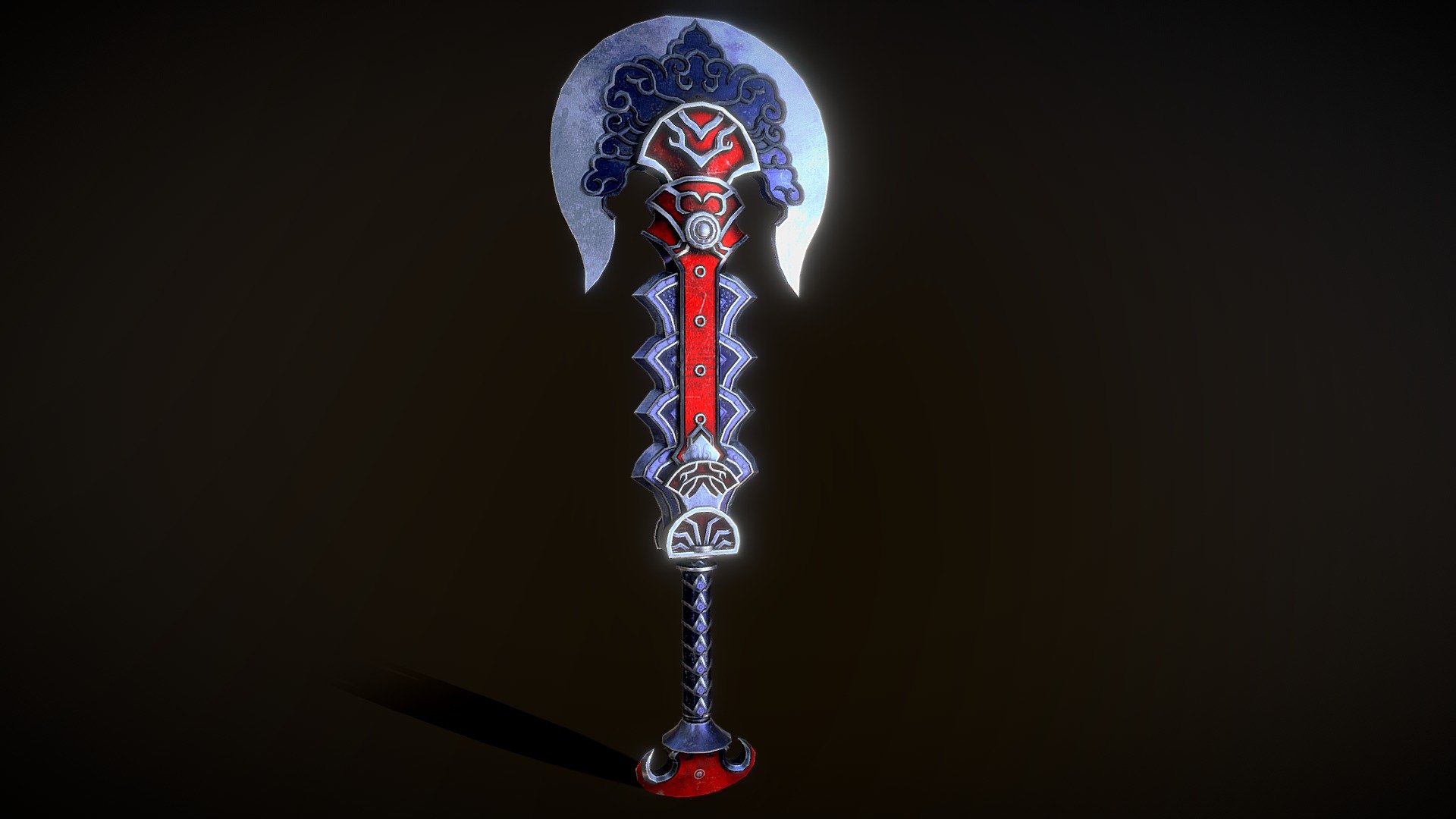 Next Generation Weapon_Stylized Battle Ax - 3D model by MagicBean _神奇豆豆 (@magic_bean) [0476119 ...