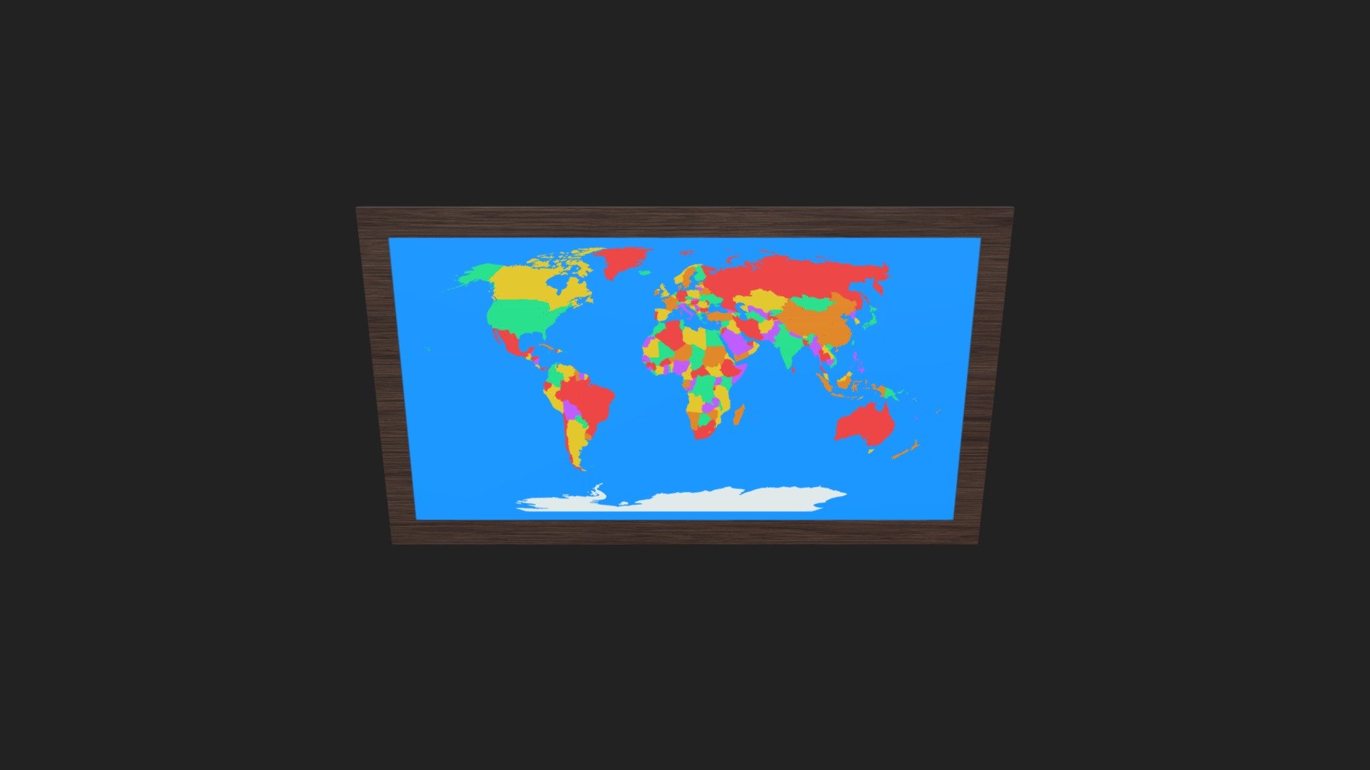 worldmap - 3D model by welovekah [047676b] - Sketchfab
