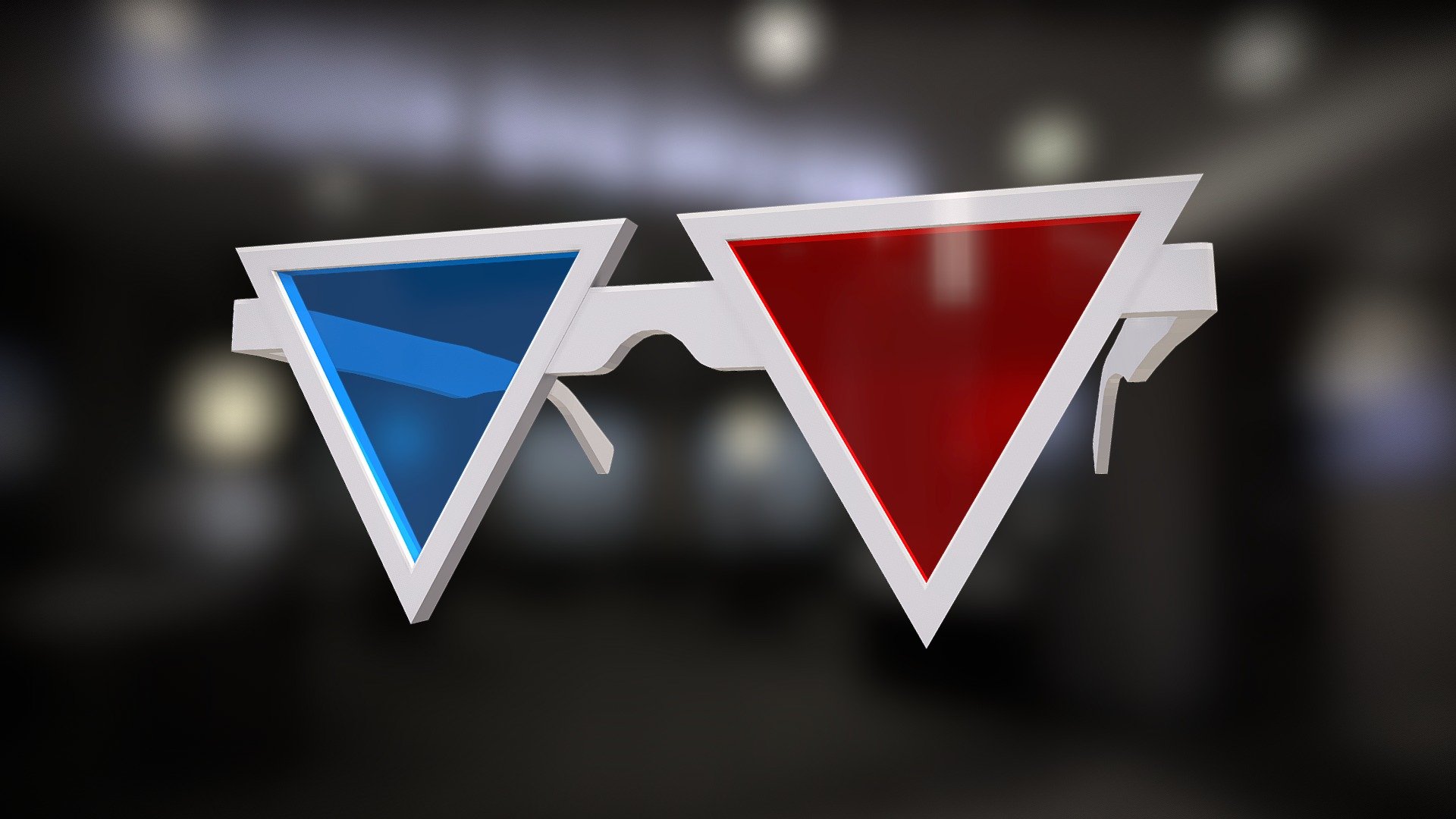 Triangle 3D Glasses - Buy Royalty Free 3D model by AnshiNoWara [0476d53 ...