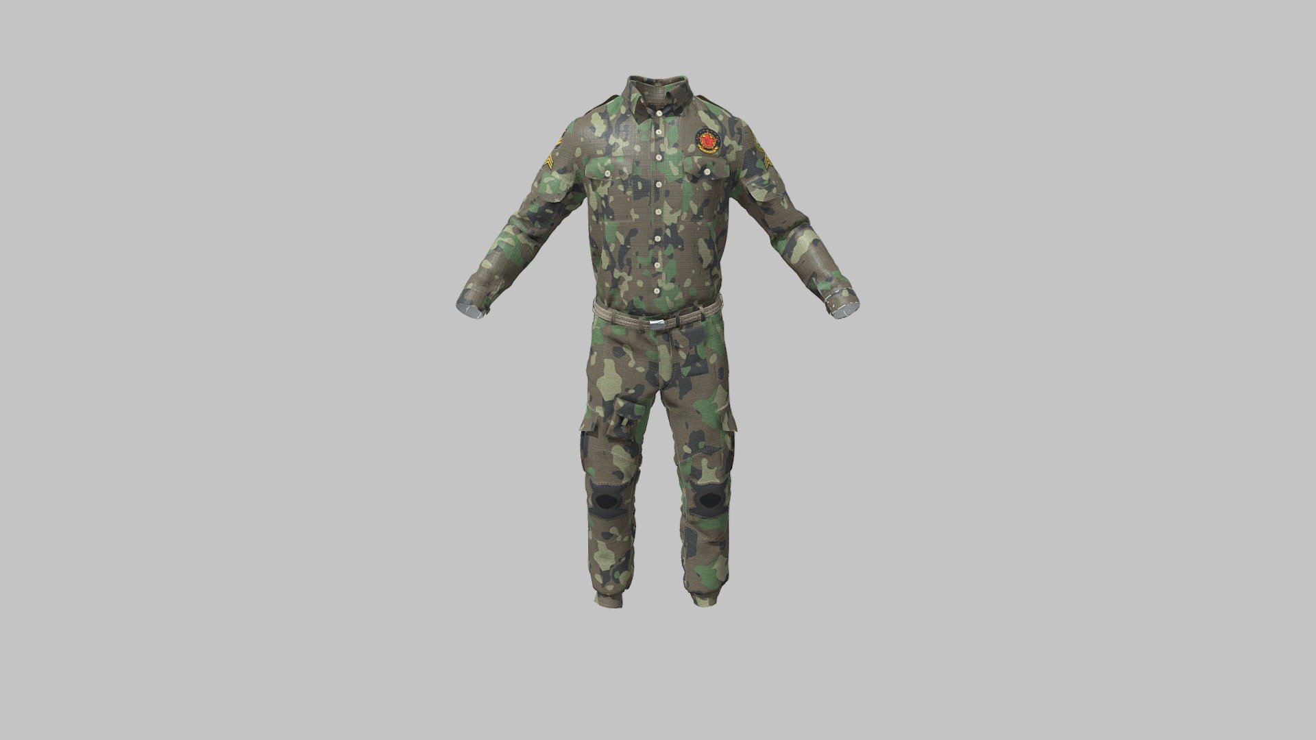Army_Uniform_01(FBX) - 3D model by Thomas MK (@TommyMK55) [047732b ...