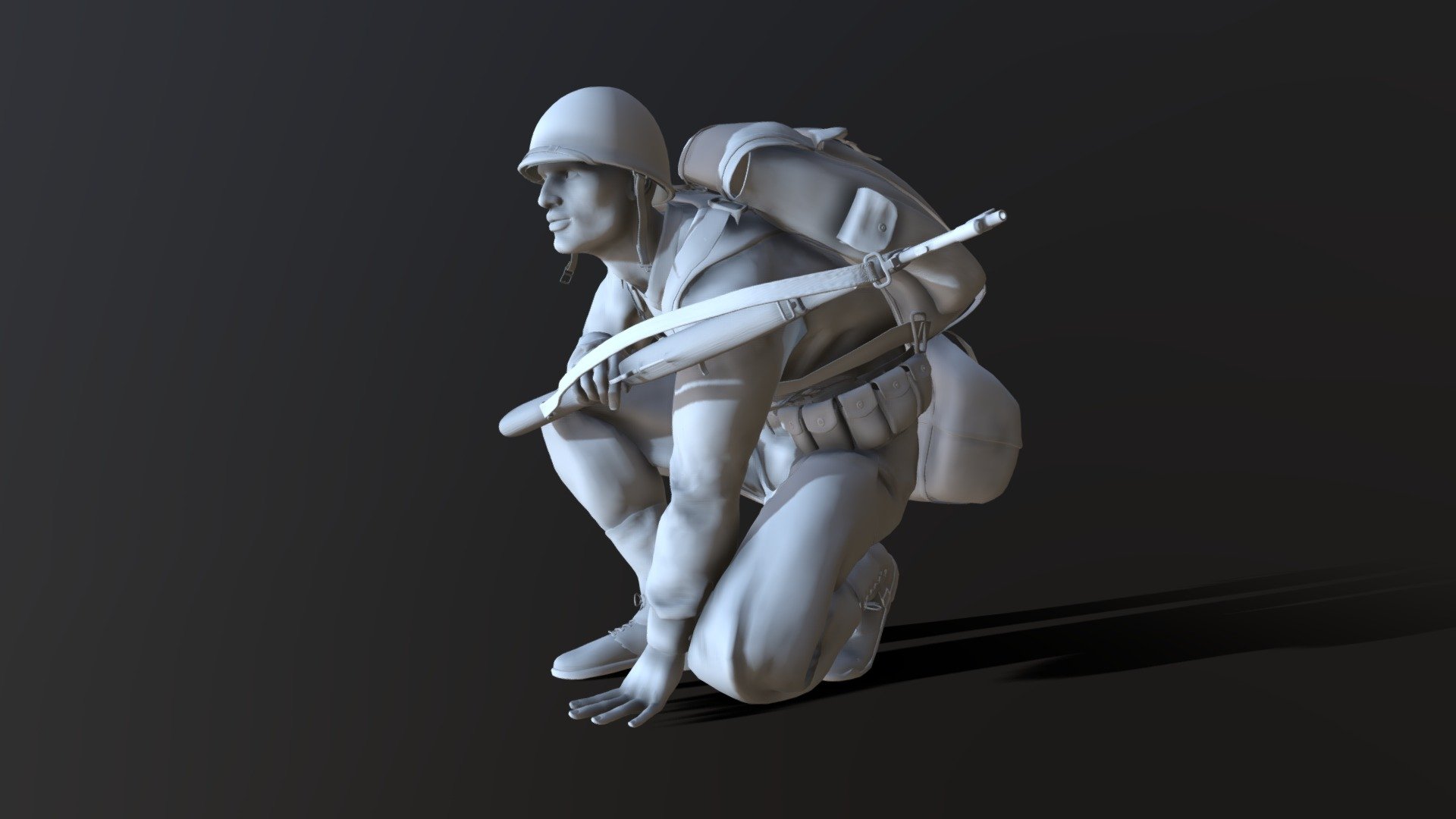 US Soldier WW2 - Buy Royalty Free 3D model by Iyturie (@iyturie ...