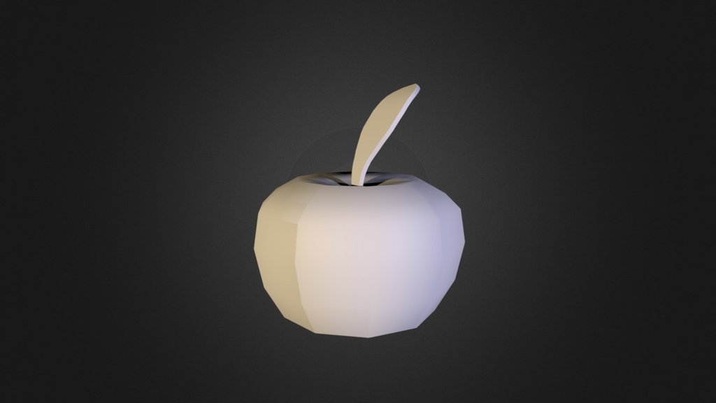 Simple Apple - 3D model by Kuruzeus [0478ef3] - Sketchfab