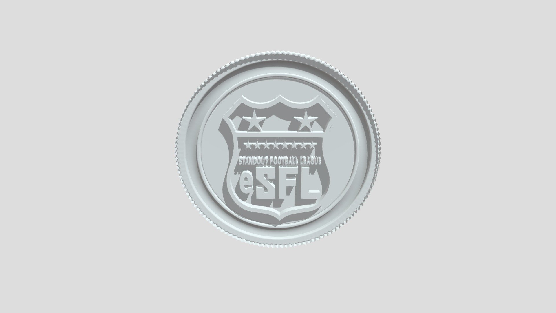 eSFL Silver Coin 3D - Download Free 3D model by punchoutnd [04794a3 ...