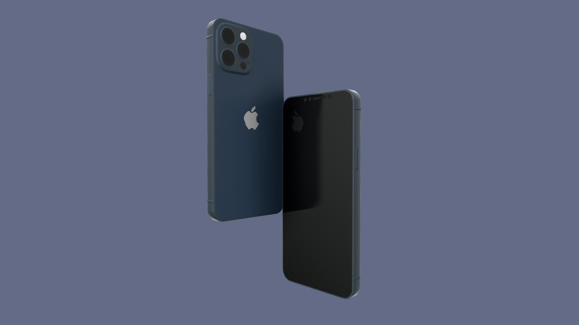 IPhone 12 Pro | Pacific Blue • Now Free! - Download Free 3D model by M ...
