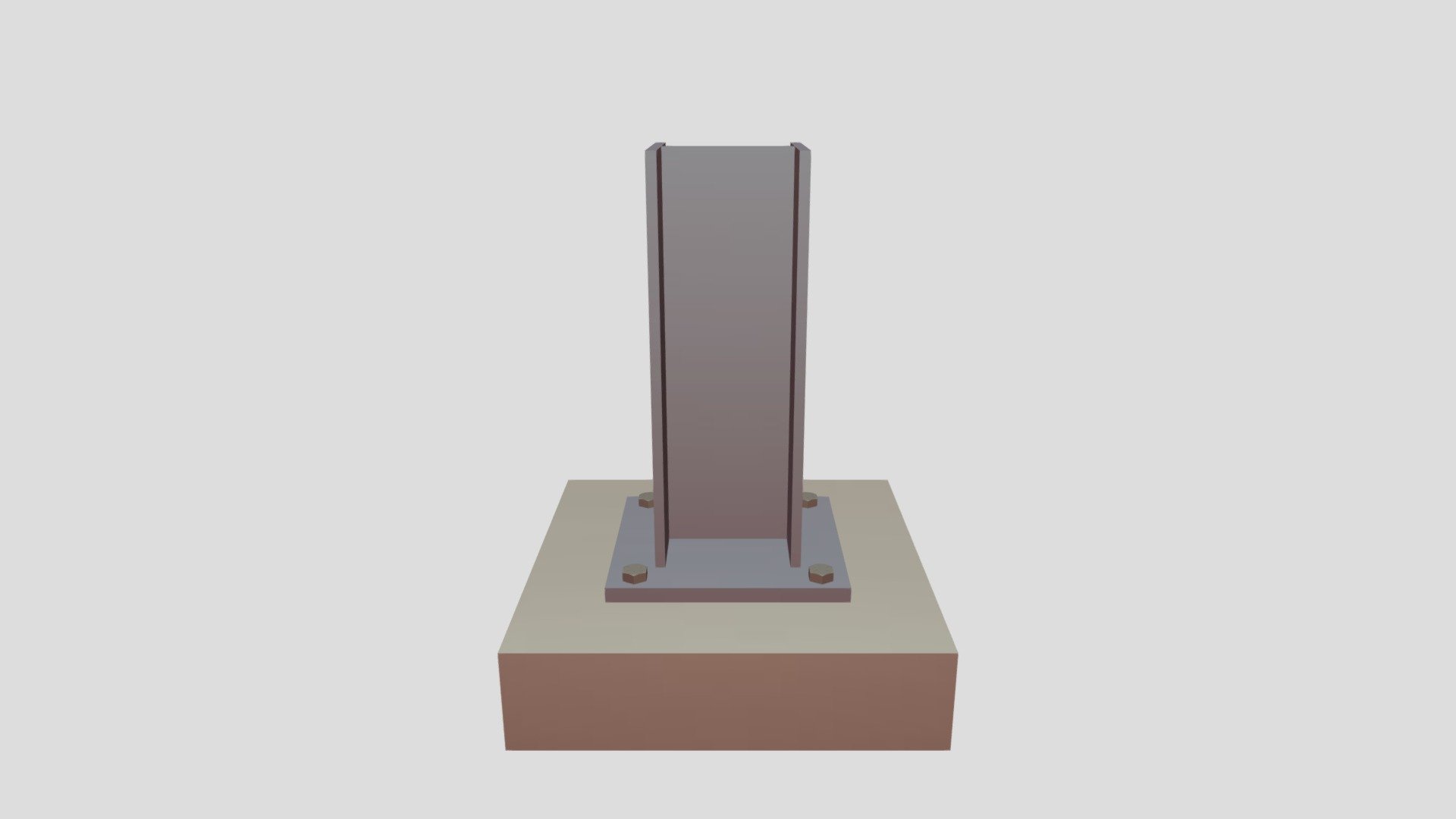 Column Base Assembly - Download Free 3D model by UofT_CIV312 [047b042 ...