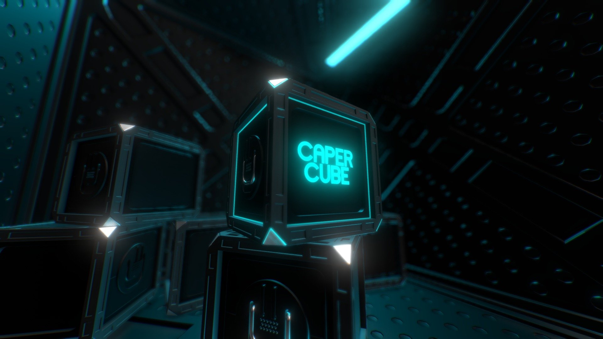 SciFi Logo Scene - 3D model by CaperCube (@tosmato) [047be2e] - Sketchfab