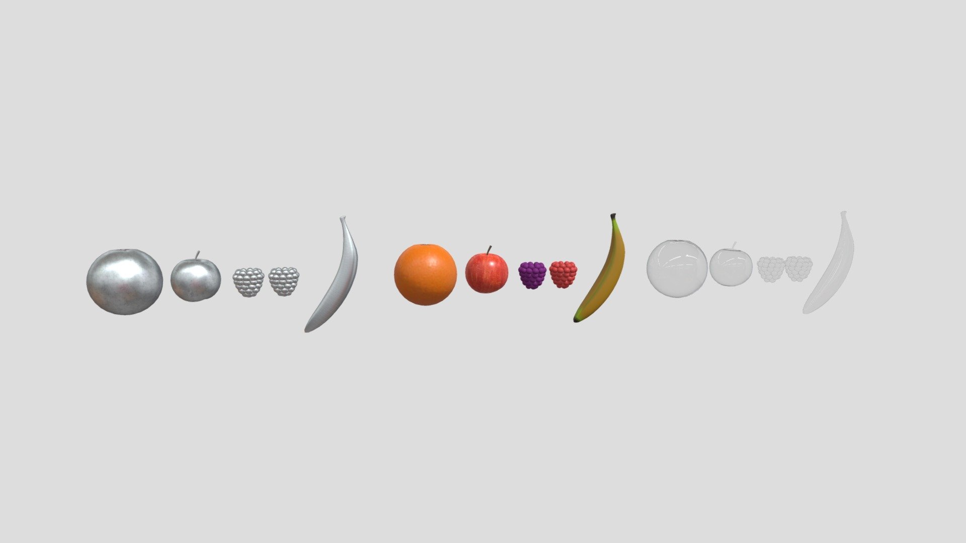 Fruits - Download Free 3D model by daniel.katz (@daniel.katz51 ...