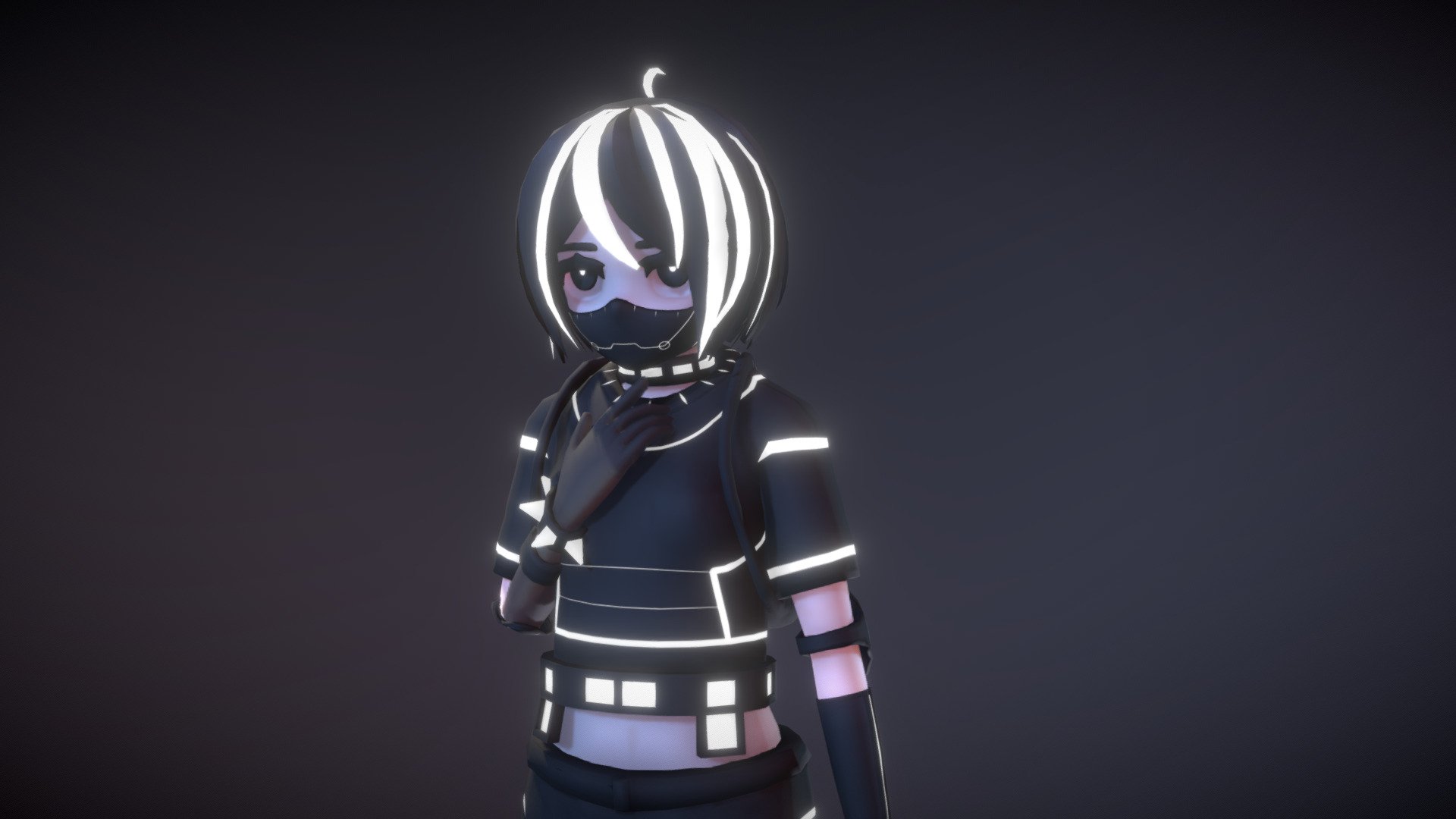 Hotaru (Original Character) - 3D model by Reydara [0480d4d] - Sketchfab