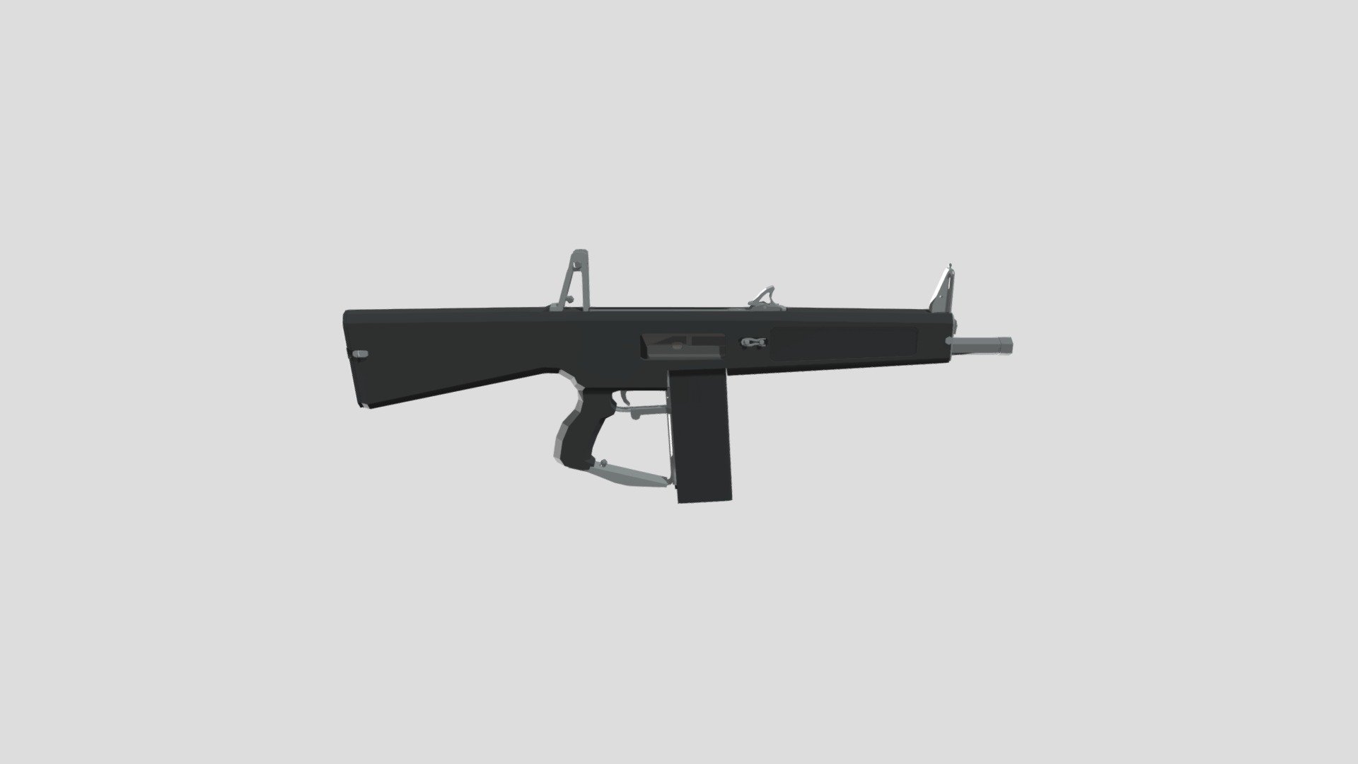 Low-poly-aa-12 - 3D model by 桐ヶ谷和人 (@20153171) [0481659] - Sketchfab