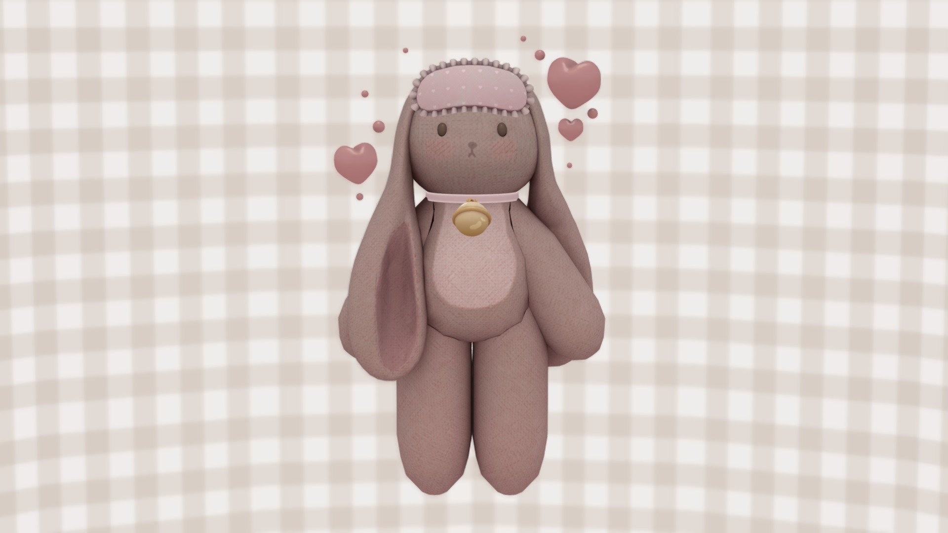 Cute Bunny Plush - 3D model by alice (@sleeepyrabbit) [04853fa] - Sketchfab