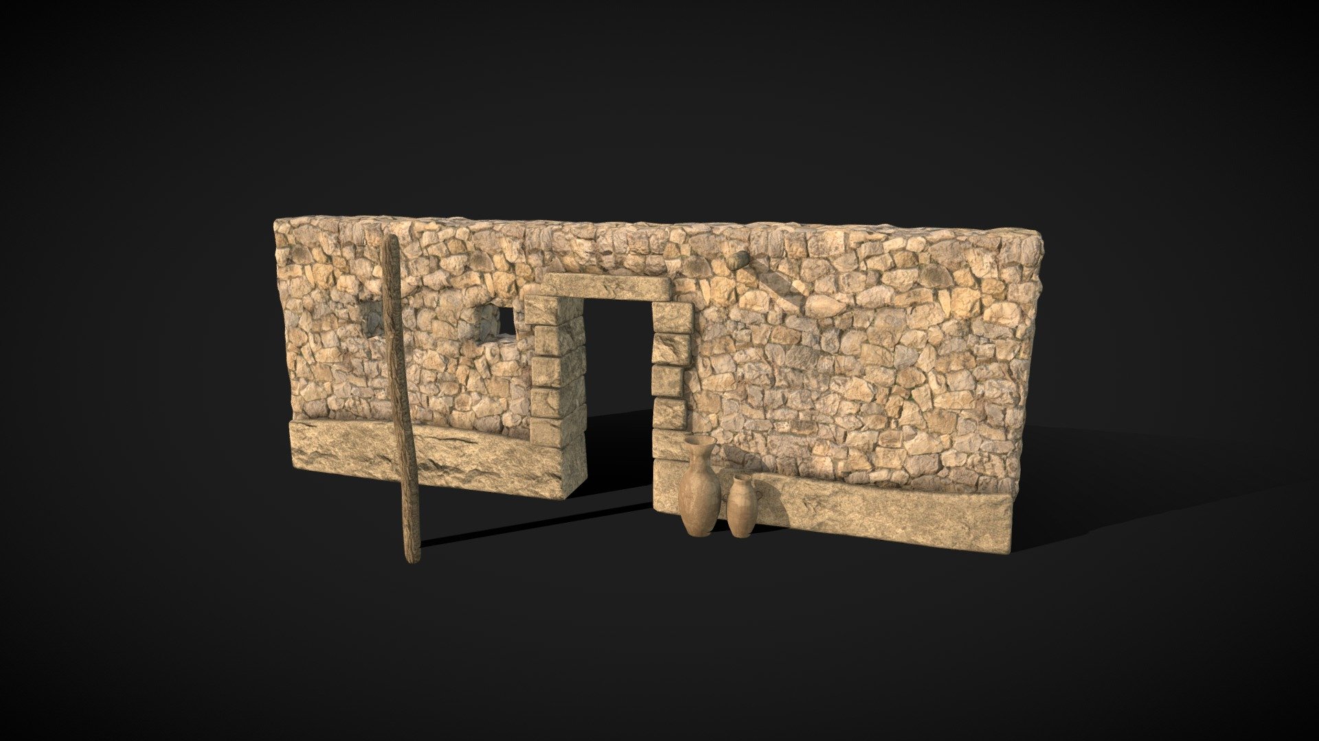 Modular Ancient House 01 - Download Free 3D model by eb78 (@E.A.Cornell) [0485990] - Sketchfab
