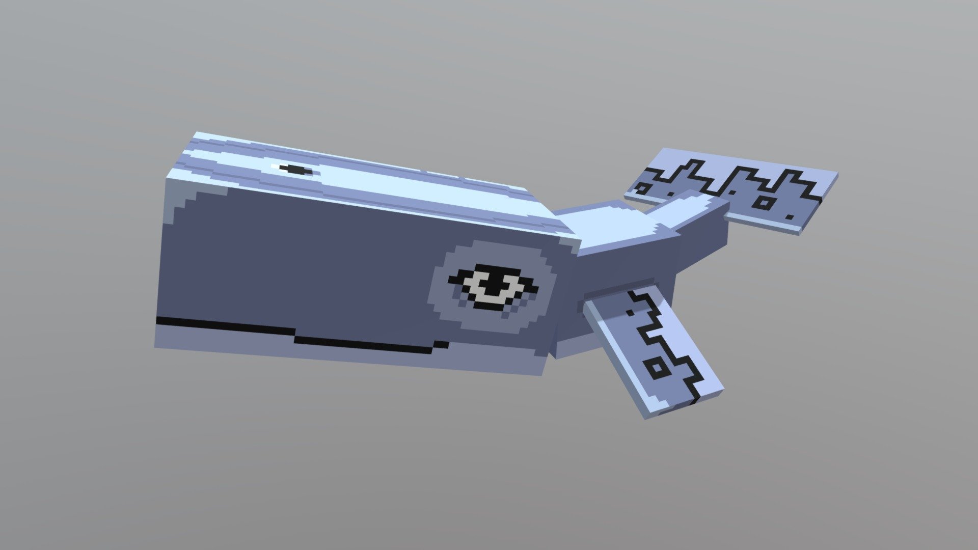 Minecraft whale - Download Free 3D model by hoborg [048610b] - Sketchfab