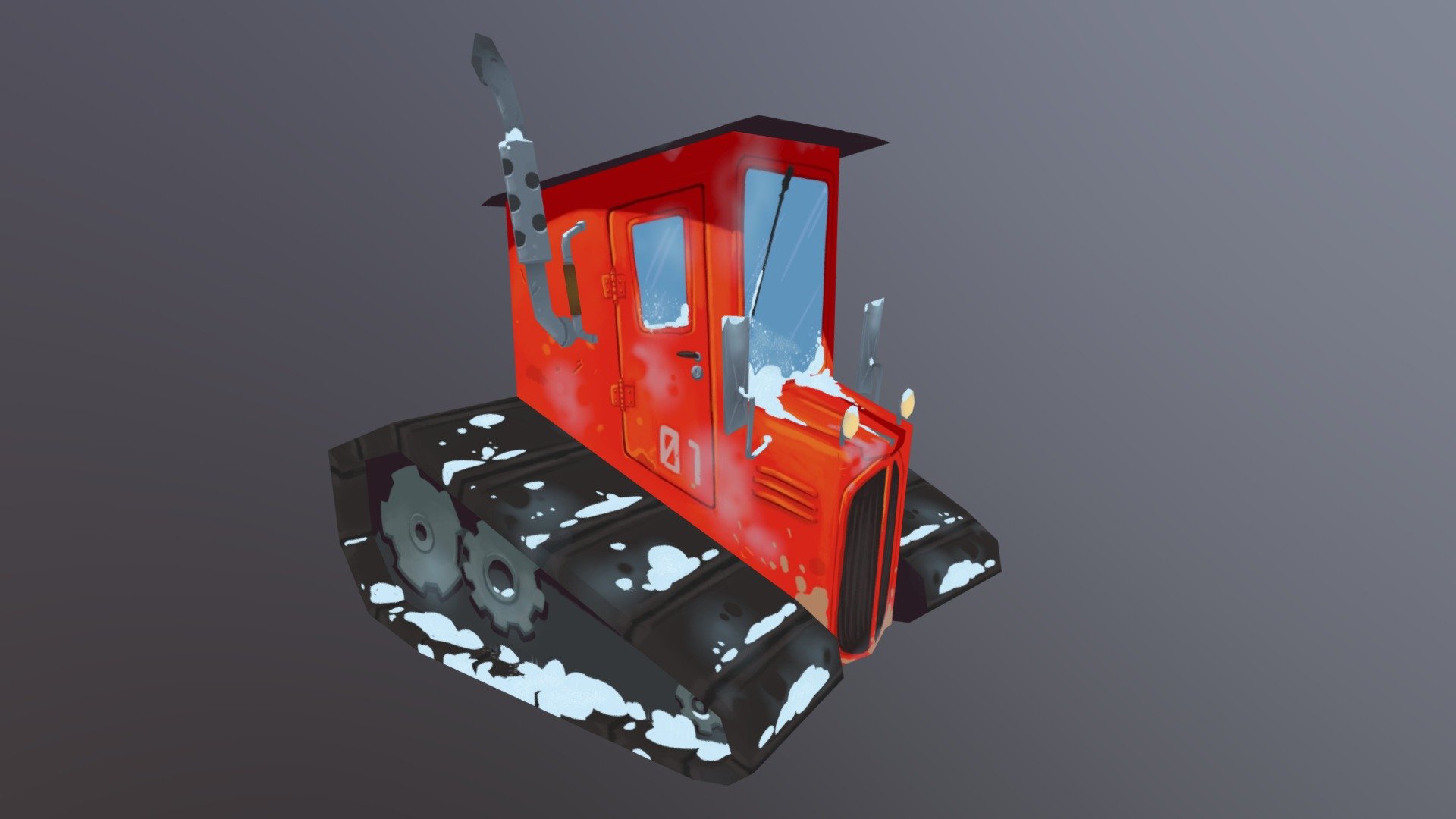 Snow Car - 3D model by l.ogazon [0486504] - Sketchfab