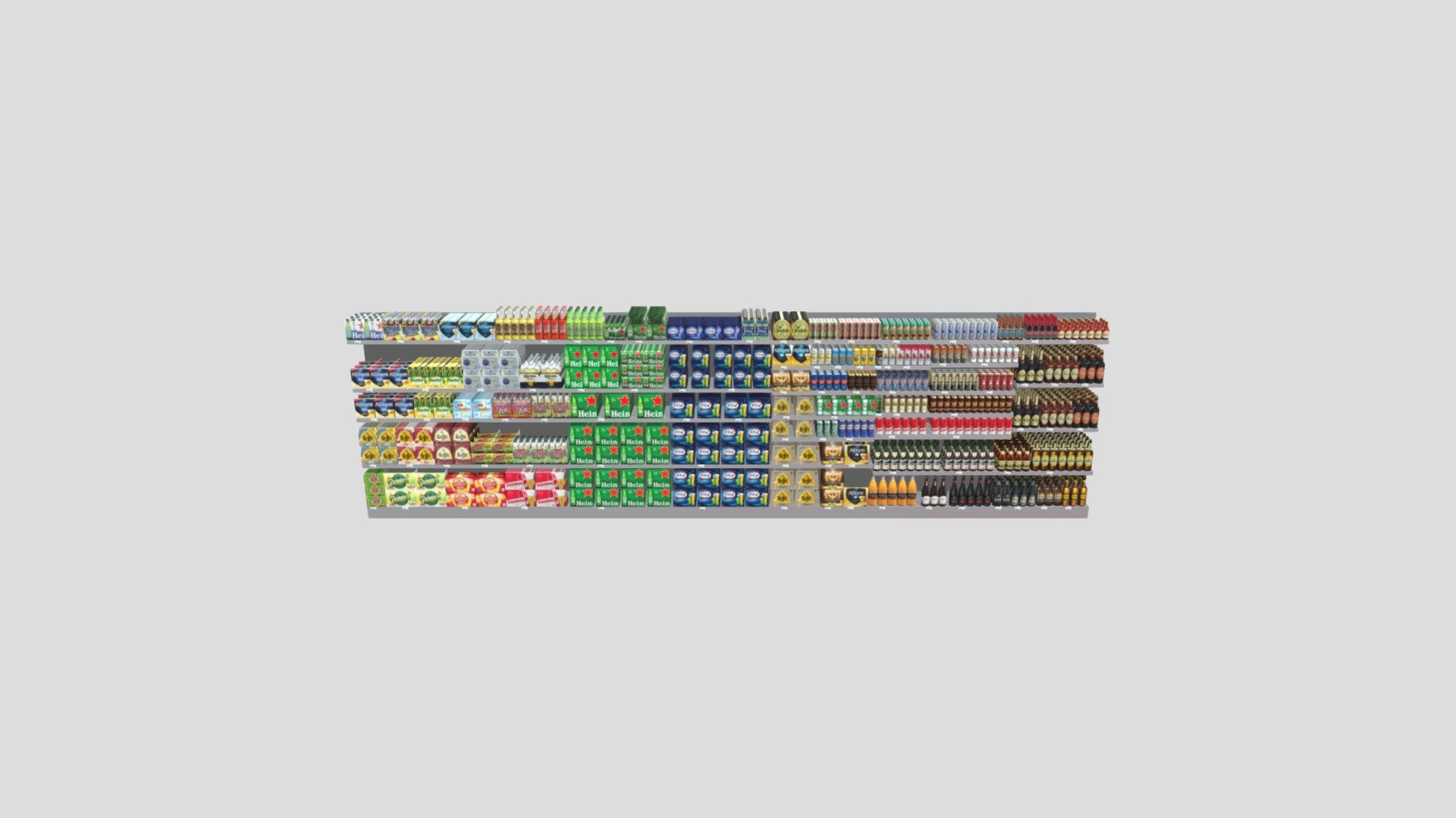 Planogram Beers supermarket - Buy Royalty Free 3D model by retailvr ...