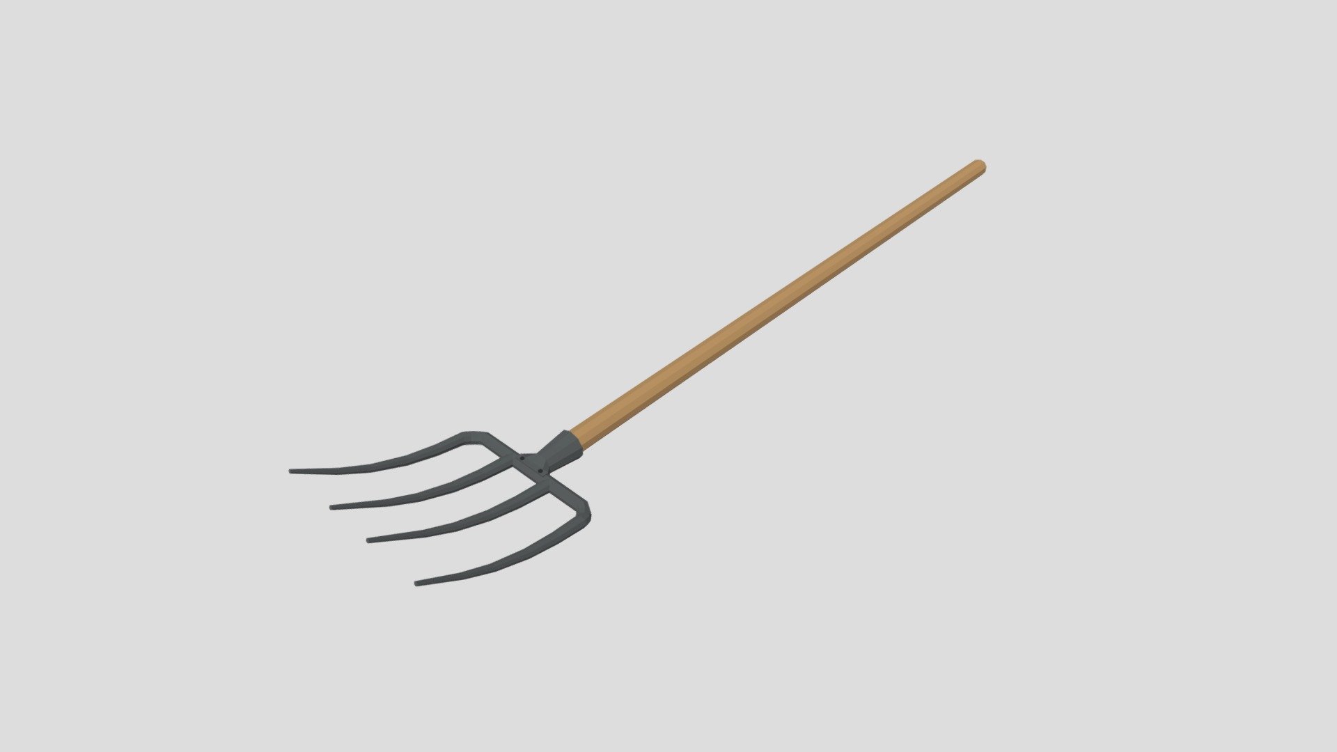 Low Poly Cartoon Pitchfork - Buy Royalty Free 3D model by chroma3d ...