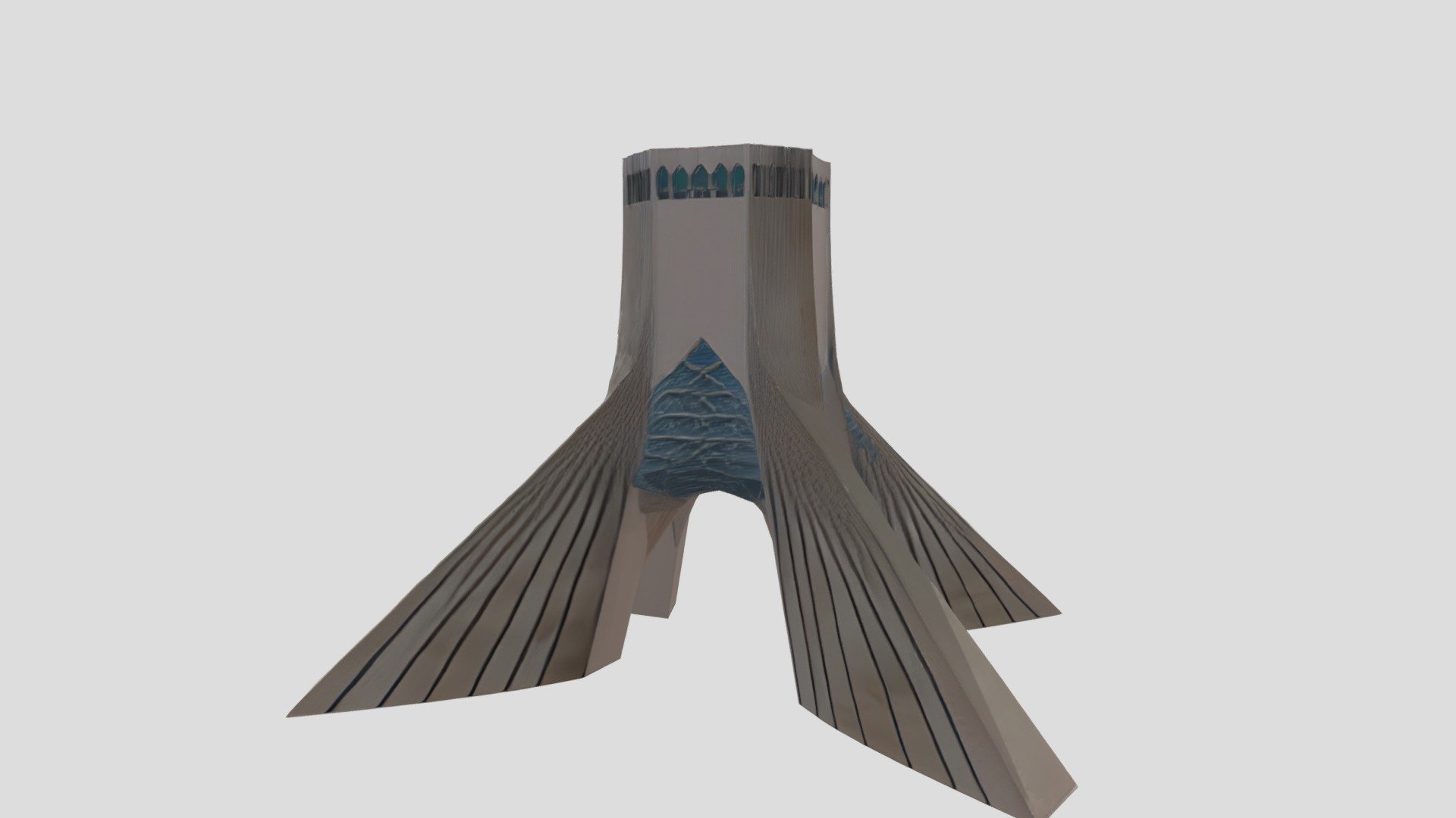 Azadi Tower - Download Free 3D model by Chenzoss [0489a7c] - Sketchfab