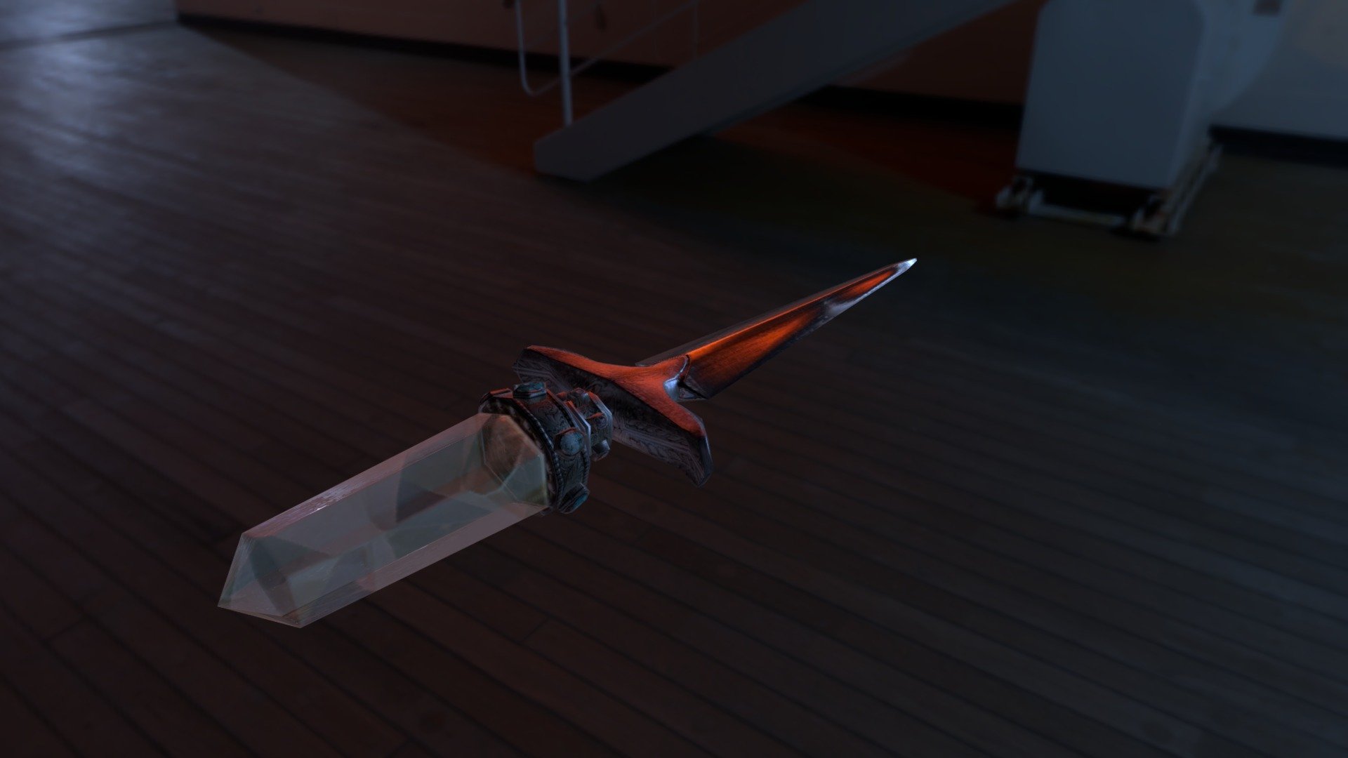 Silver Dagger - 3D model by mariusz_serafin [0489c80] - Sketchfab