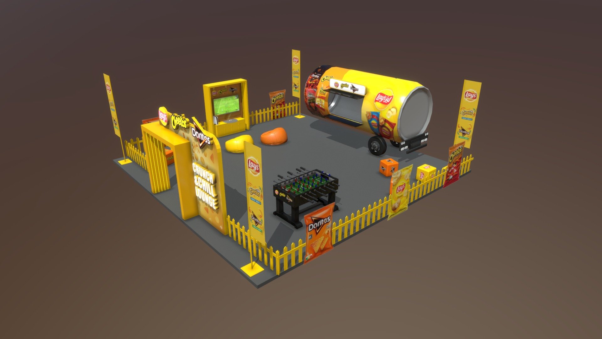 cheetos - 3D model by salsonabraham1 [048a67c] - Sketchfab