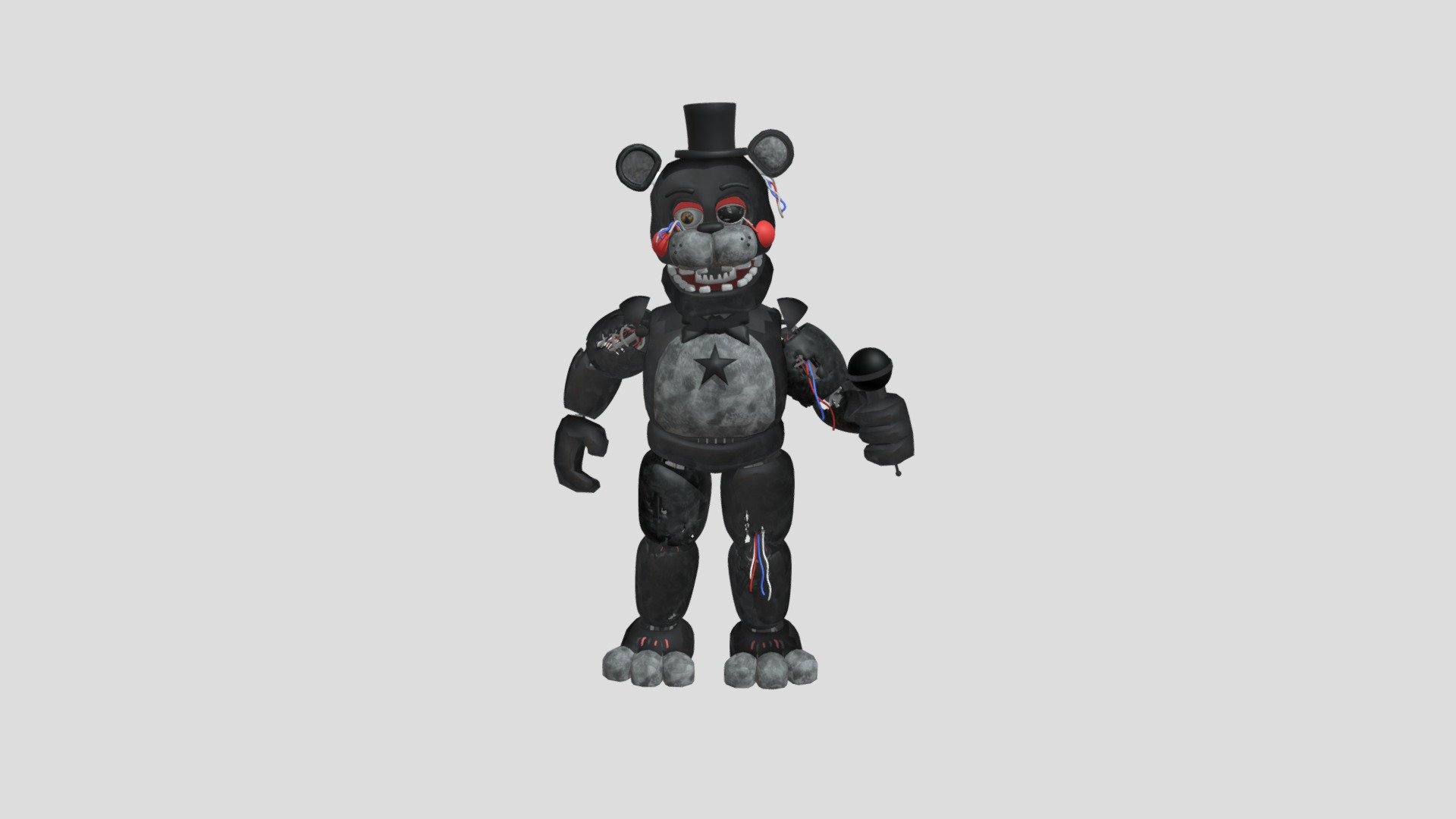 Withered Lefty The Black Bear - Download Free 3D model by Phillepa12k ...