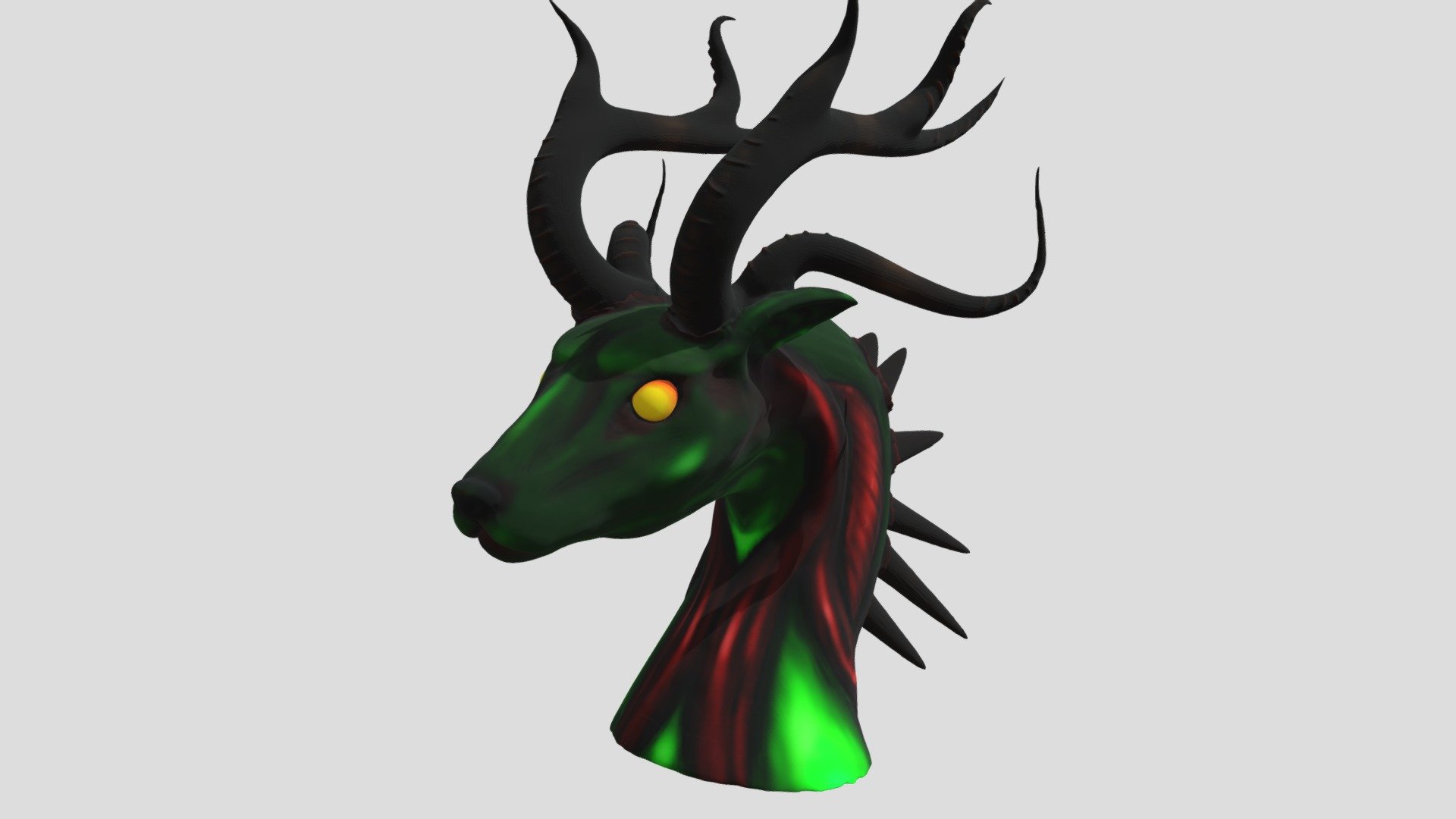 Dragon-Deer Hybrid - 3D model by fayh [048b621] - Sketchfab