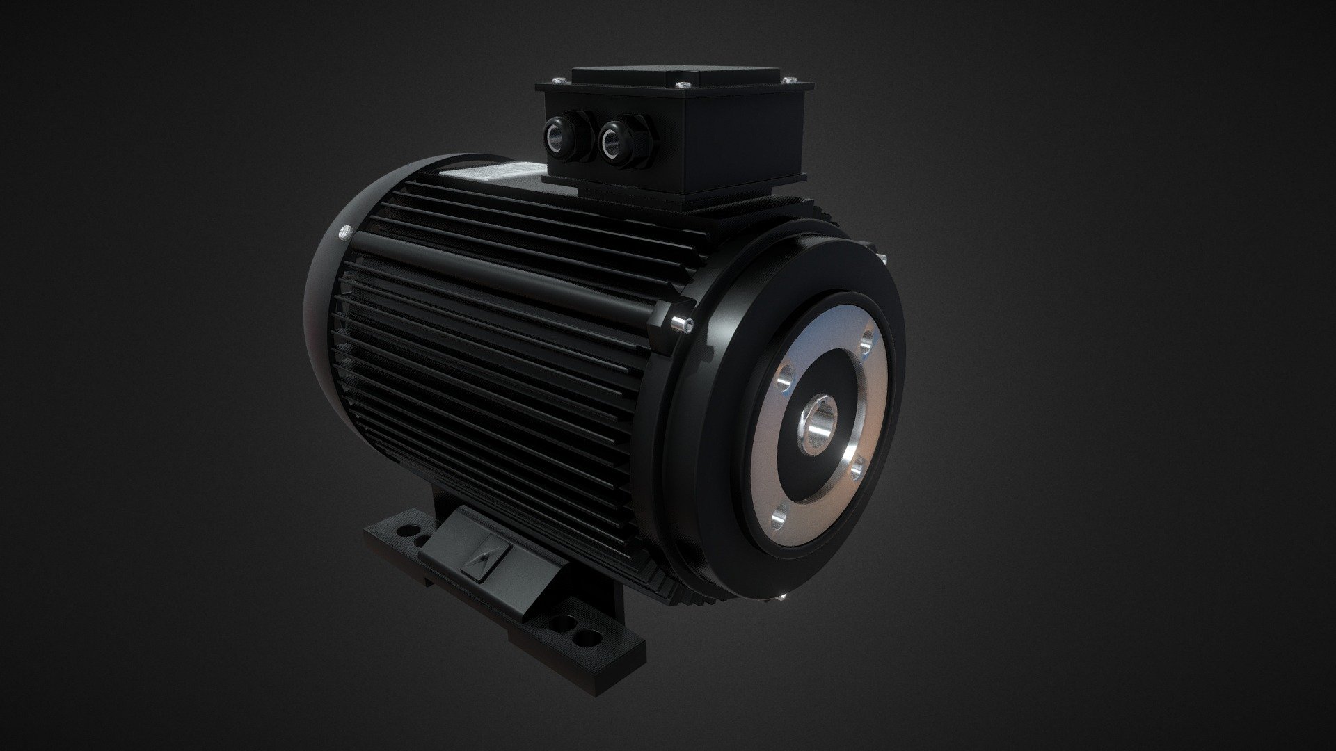 Electric Motor (high poly) - Download Free 3D model by Scarecrow ...