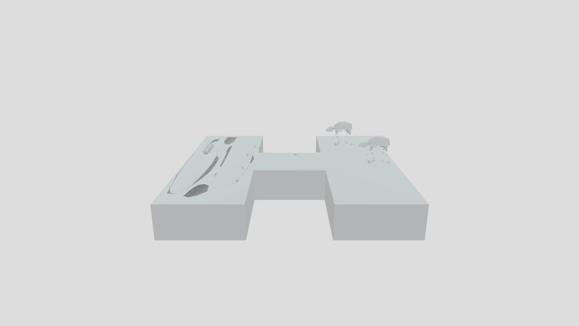 Hoth Letter 9 3D Model By Maxambrogio 048e44a Sketchfab
