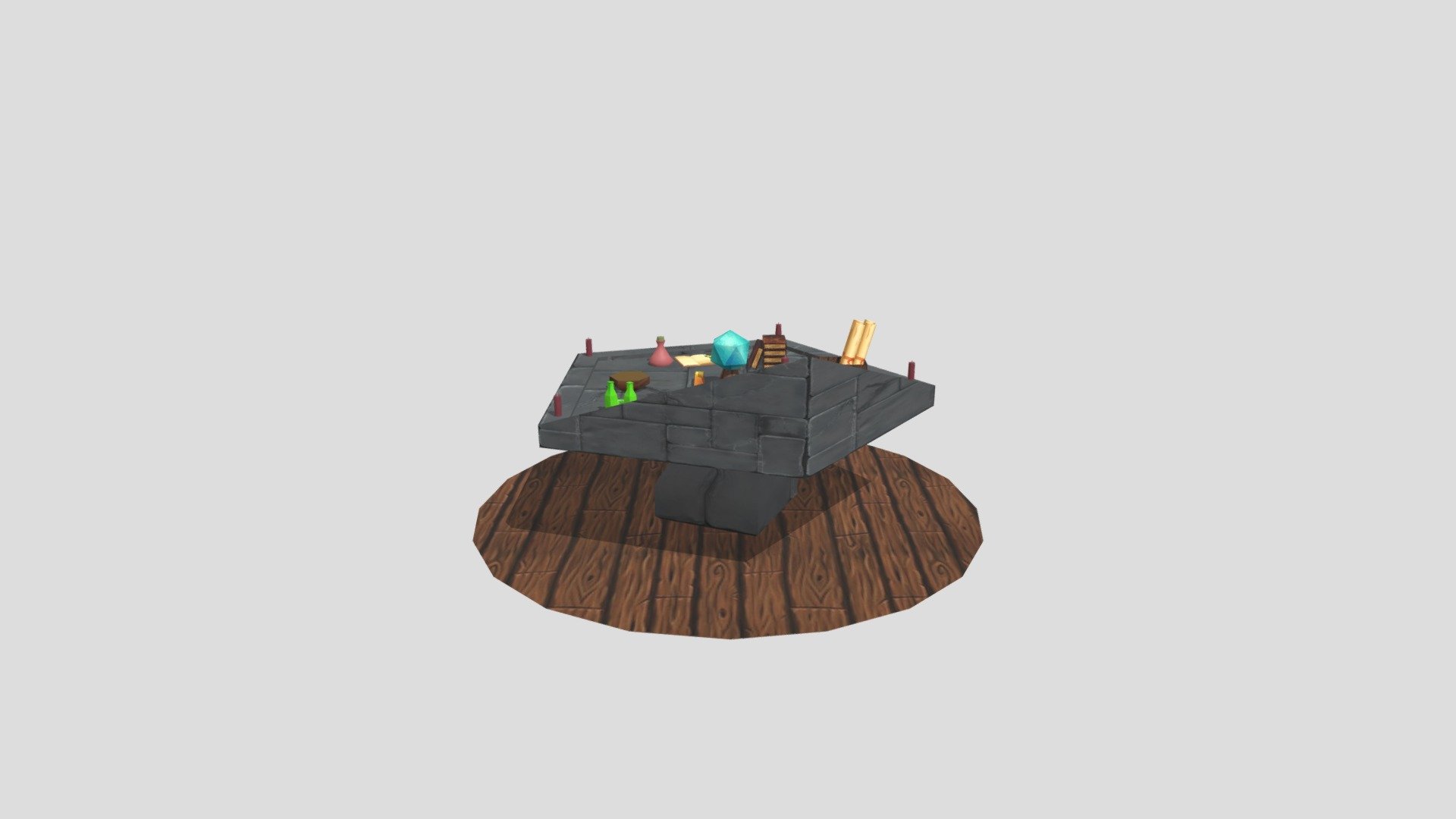 Wizardry table - 3D model by Pooley17 [0493048] - Sketchfab