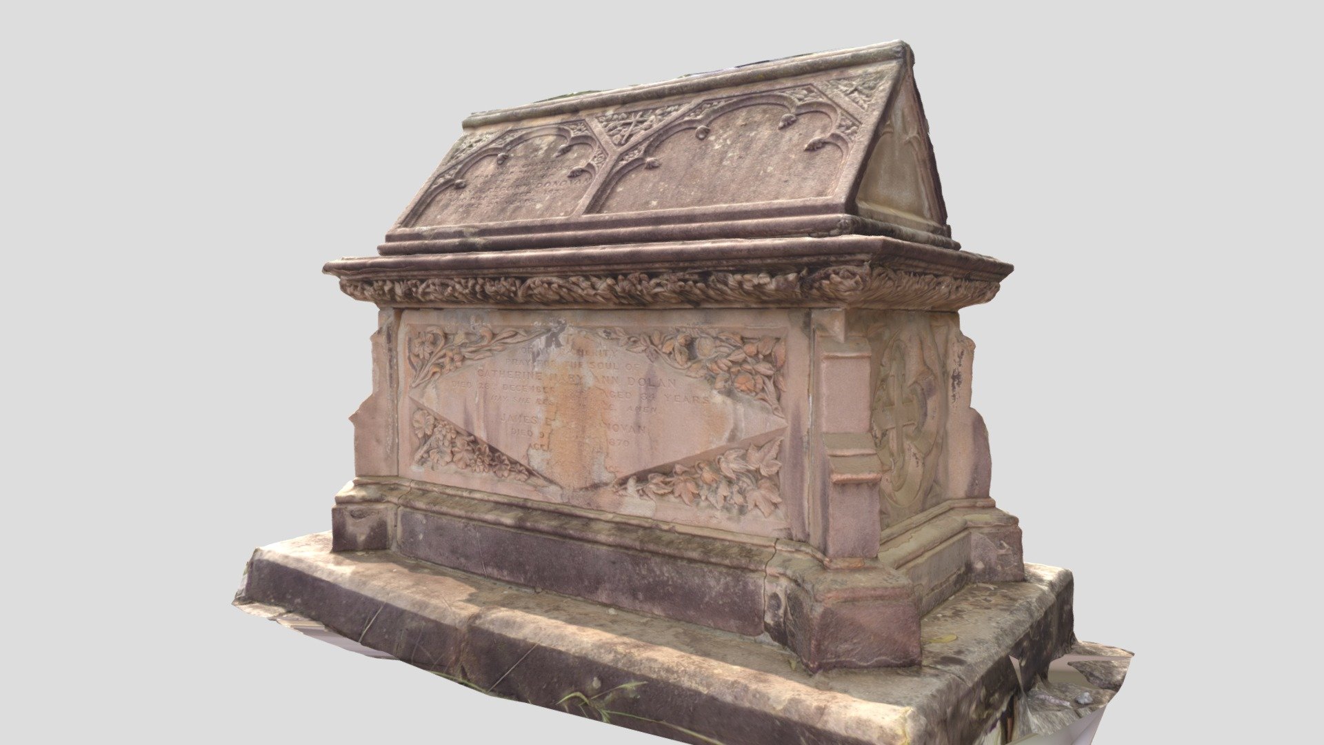Raised tomb - Rookwood Cemetery Sydney - Download Free 3D model by ...