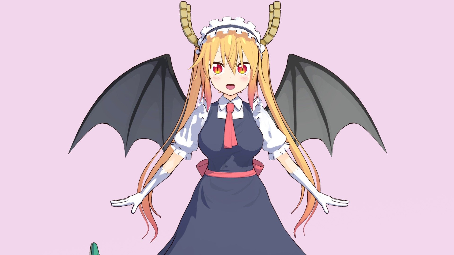 Maidragon - Tohru - 3D model by vanilla_coffee_ice (@baniracoffee ...