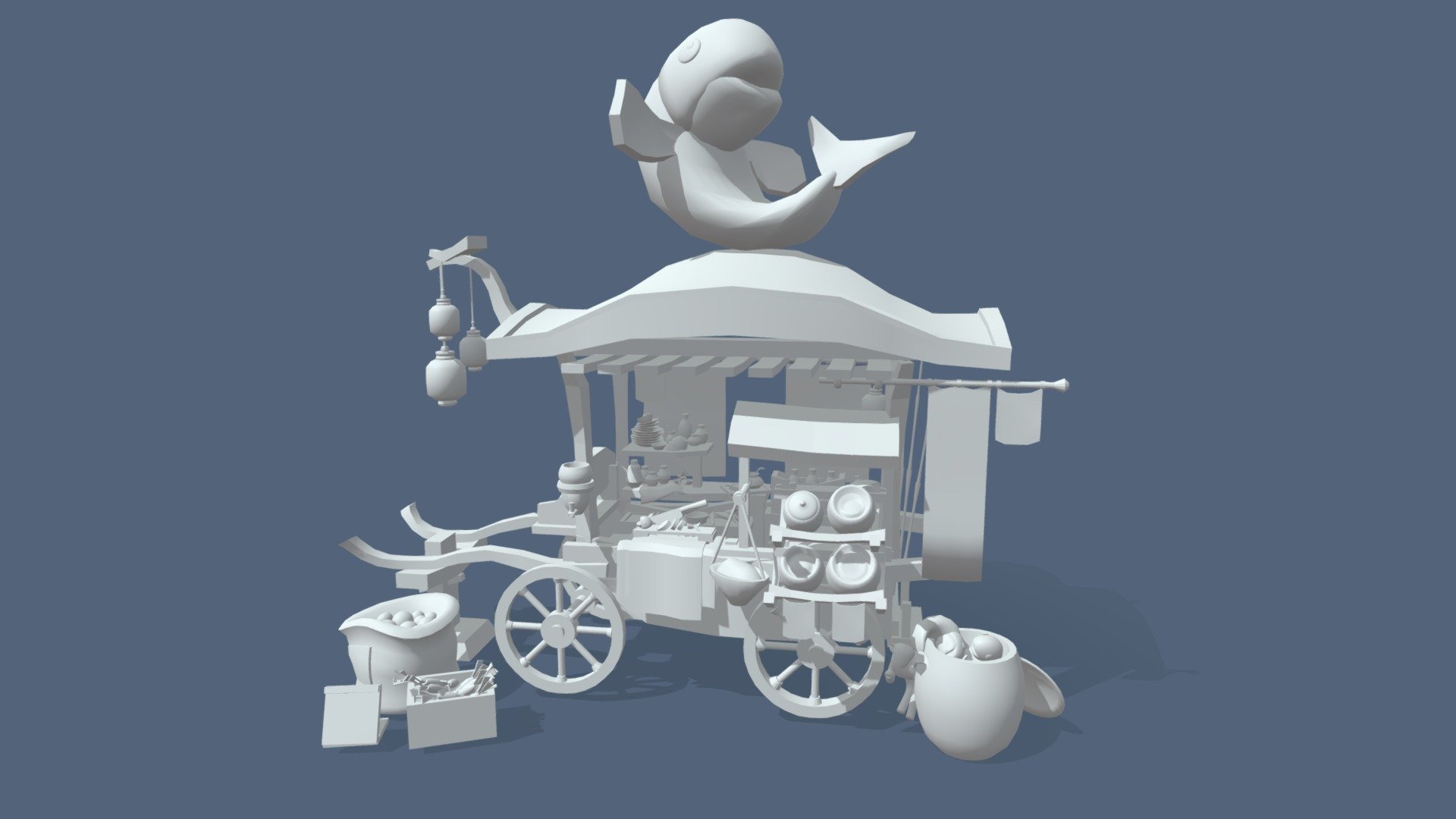 The snack-bar - Download Free 3D model by Evgenii_(Bass) (@evgeniy ...