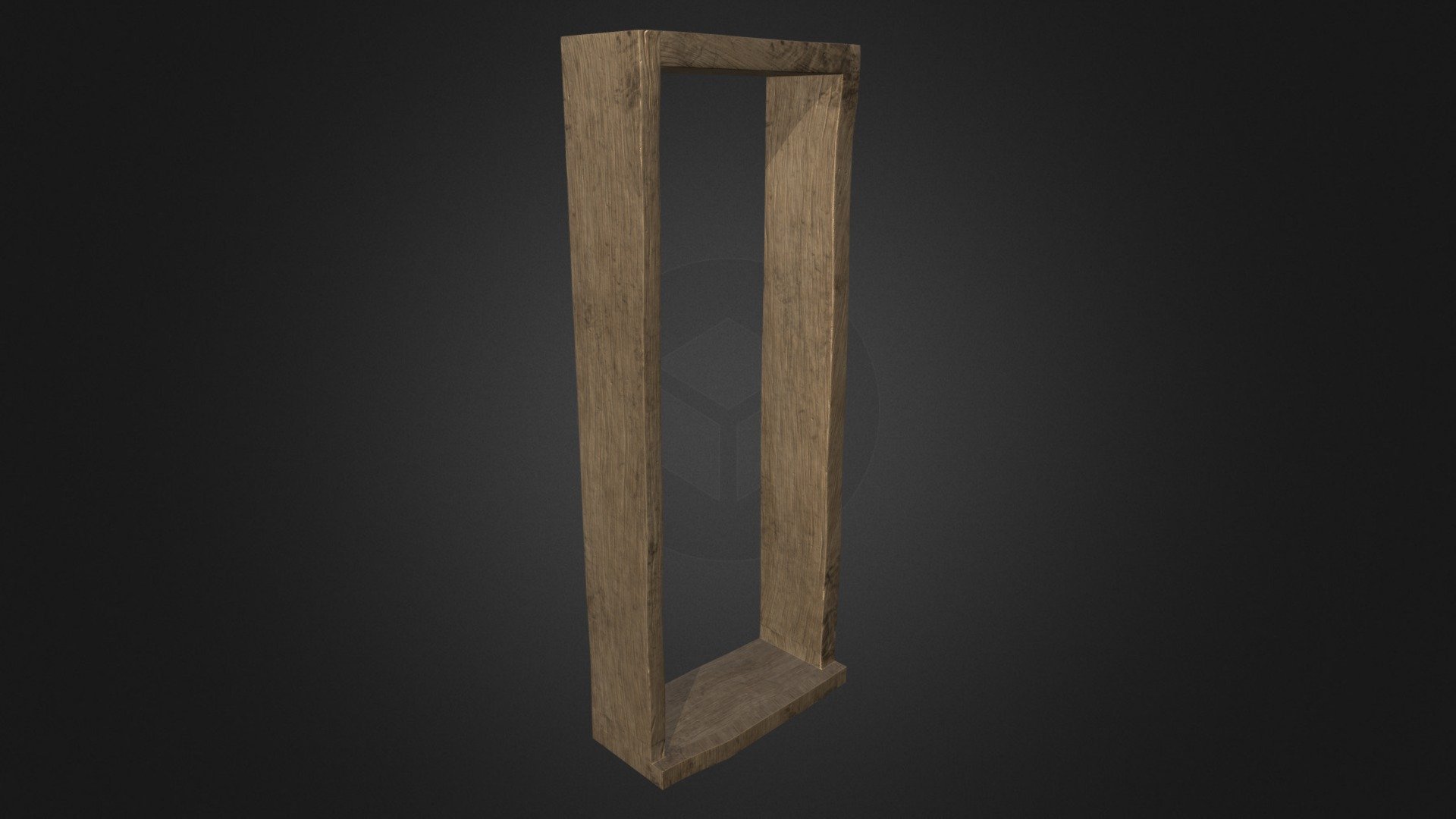Adobe House Wooden Door Frame - Download Free 3D model by RubaQewar ...