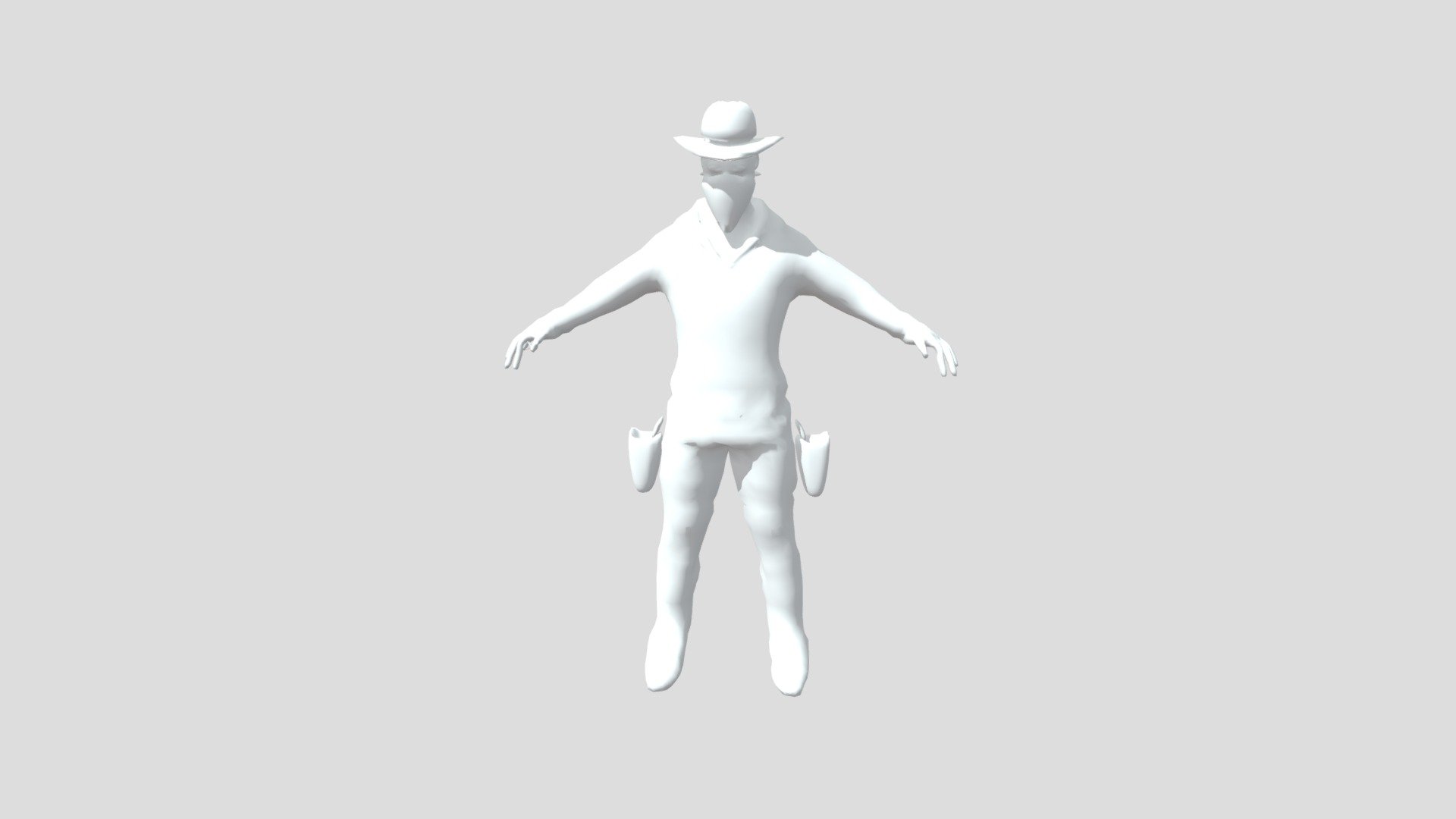 cowboy uv export - 3D model by bburnett [0498162] - Sketchfab