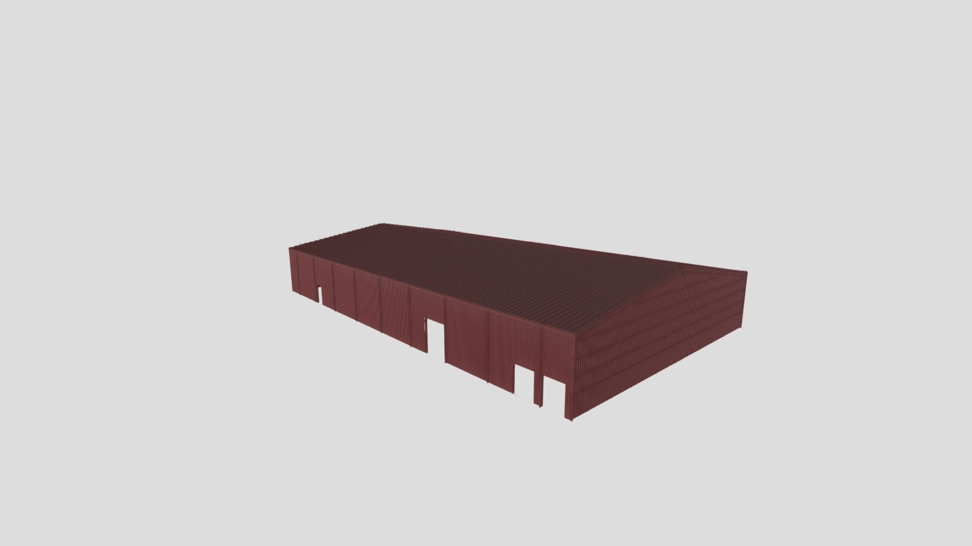 ICF Metal Building - 3D model by ckerstennccer [0499636] - Sketchfab