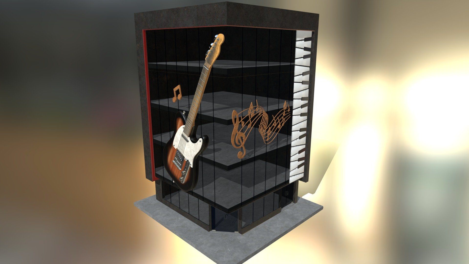 Building Visualization - 3D model by Maycho (@feliperceo) [049a3dc ...