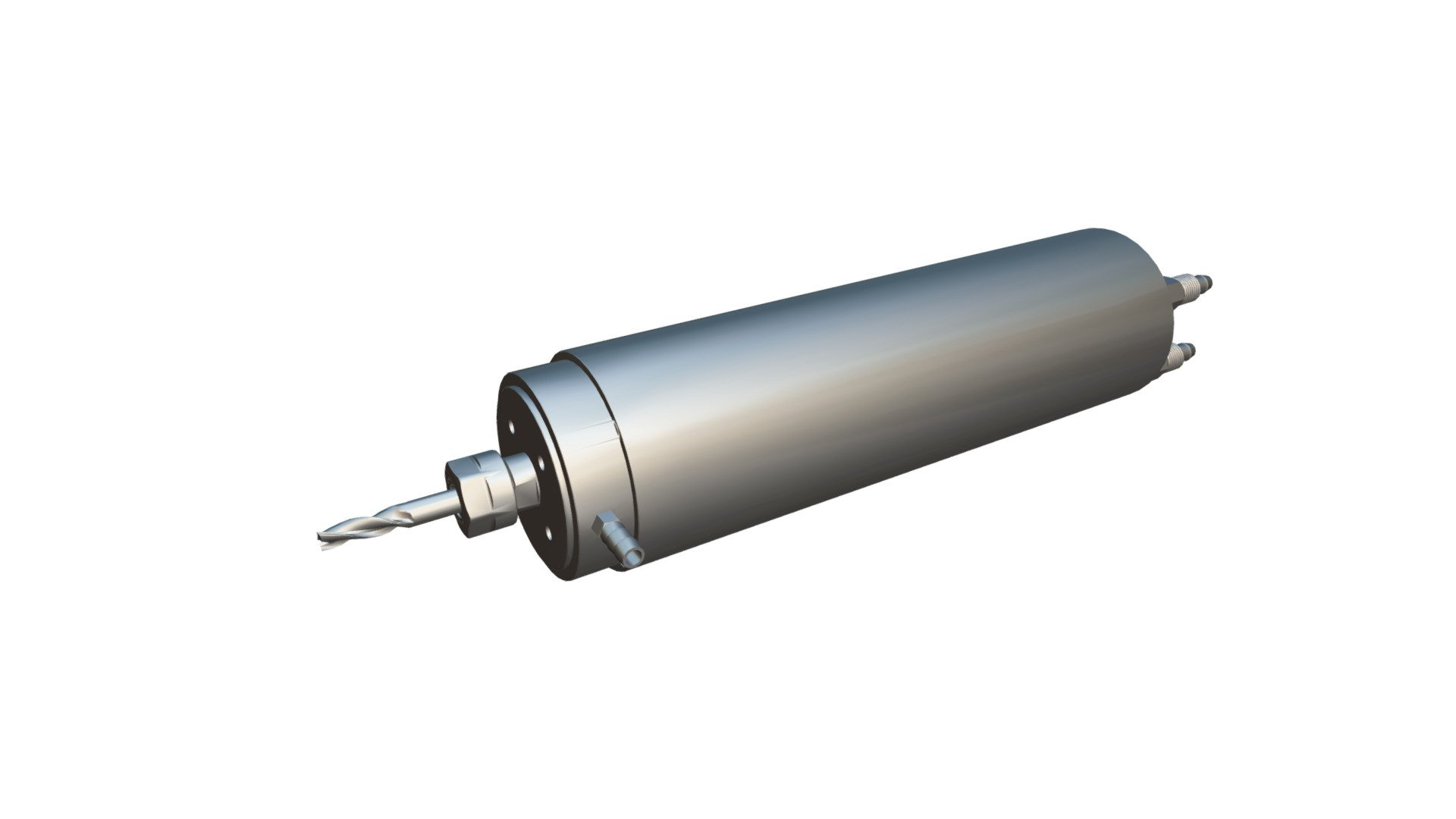 GDK58-24Z 0.8 электрошпиндель фрезерный для ЧПУ - 3D model by plunger [049a4de] - Sketchfab