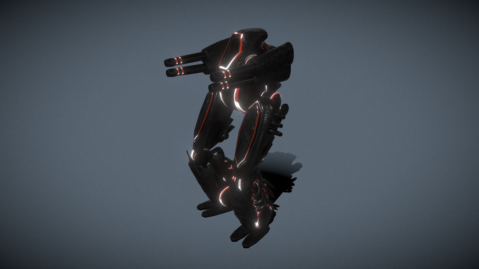 Mech - Download Free 3D model by Ionic (@tycody4) [049aff1] - Sketchfab